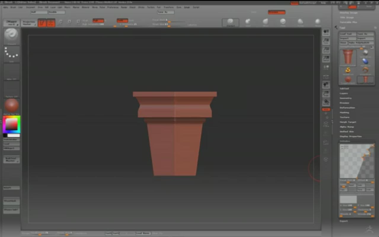How do i shape a standard cube just by using the graph. - ZBrushCentral