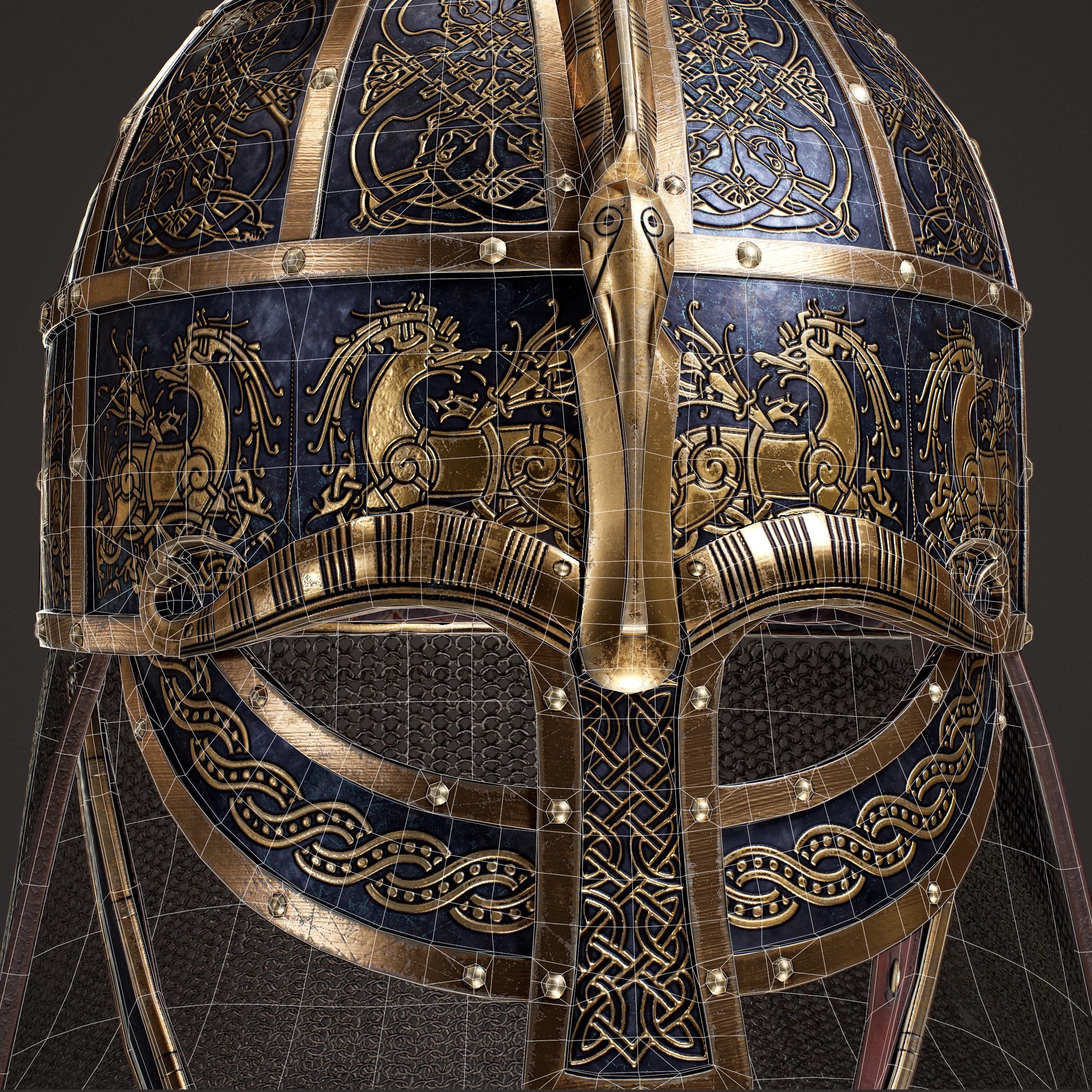 Vendel era Helmet - Real Time - ZBrushCentral