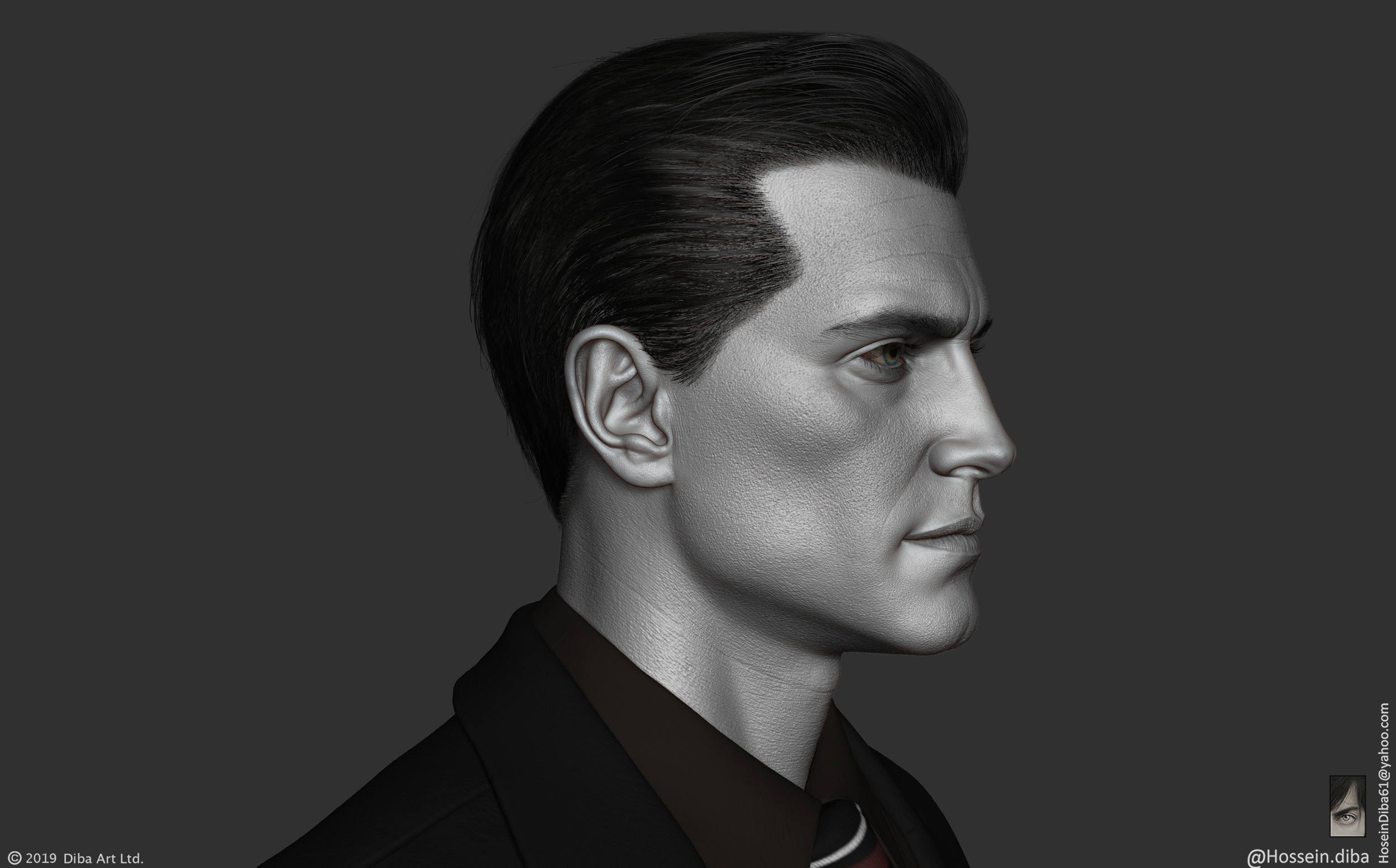 Bruce Wayne _ (Real time) - ZBrushCentral