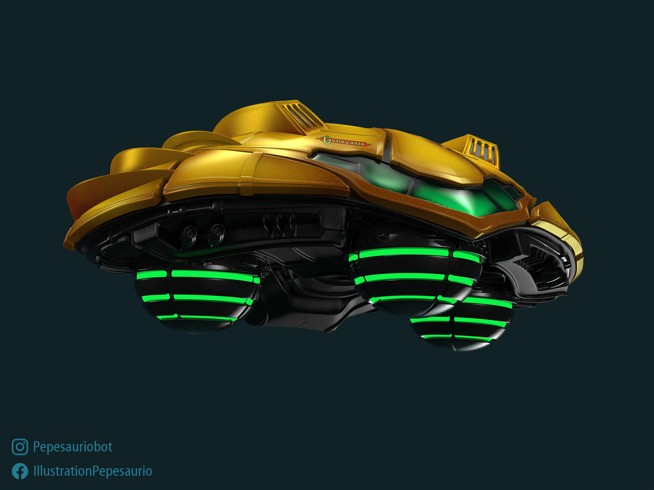 Samus Aran's Gunship - ZBrushCentral