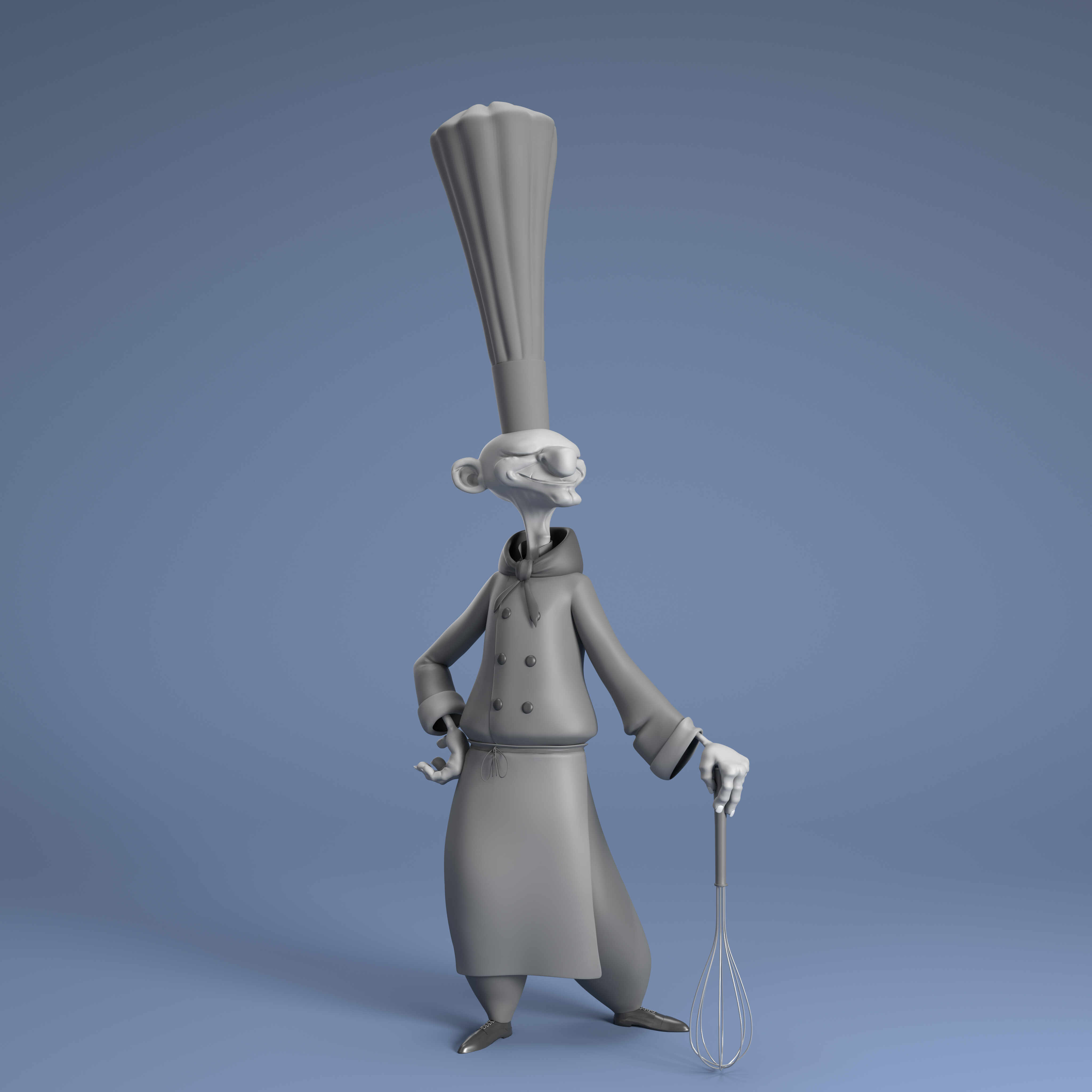 Old chef - ZBrushCentral