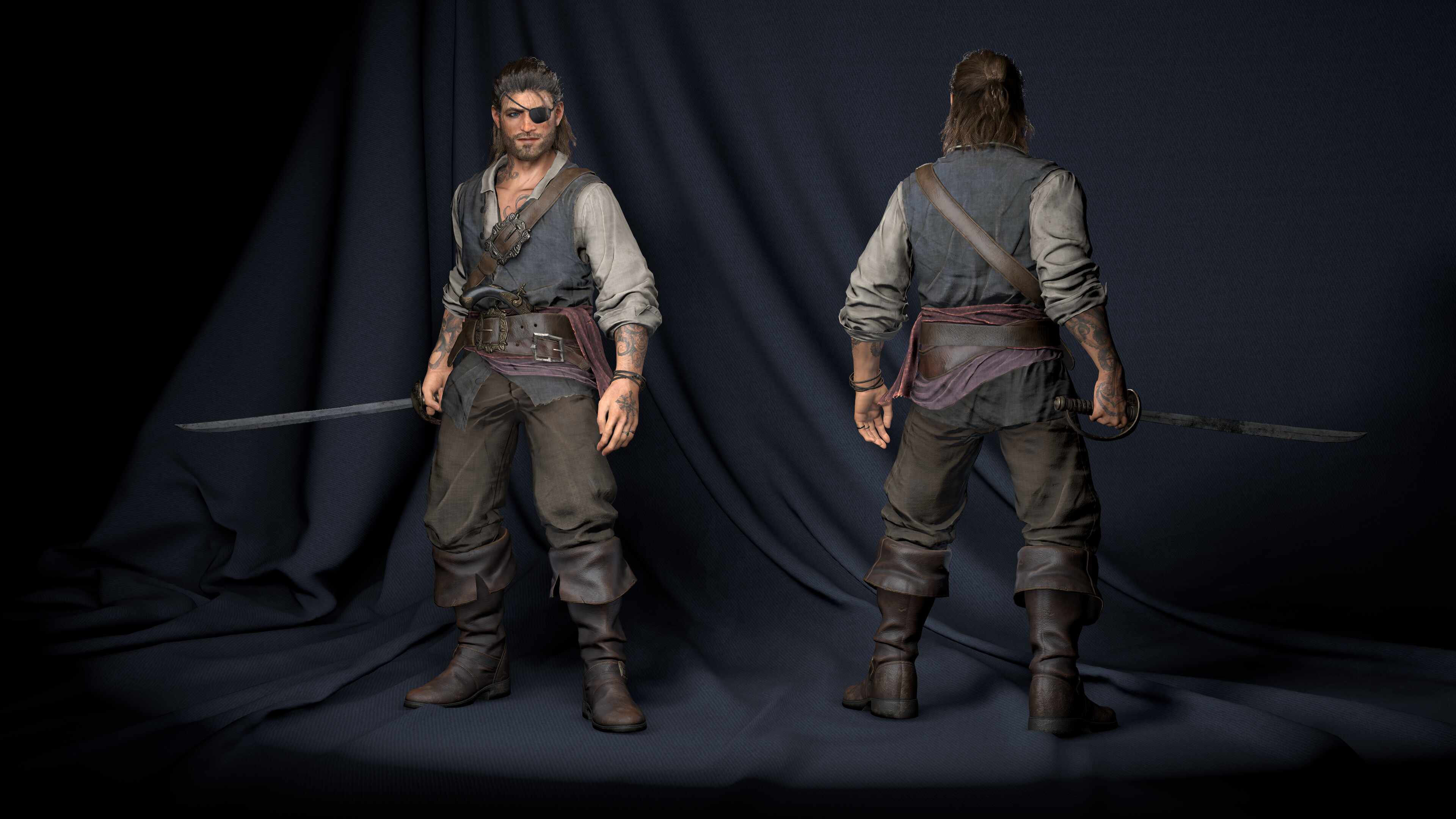 The Pirate https://www.artstation.com/artwork/g0GXJG - ZBrushCentral