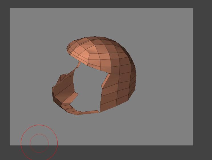 helmet mesh problem - ZBrushCentral
