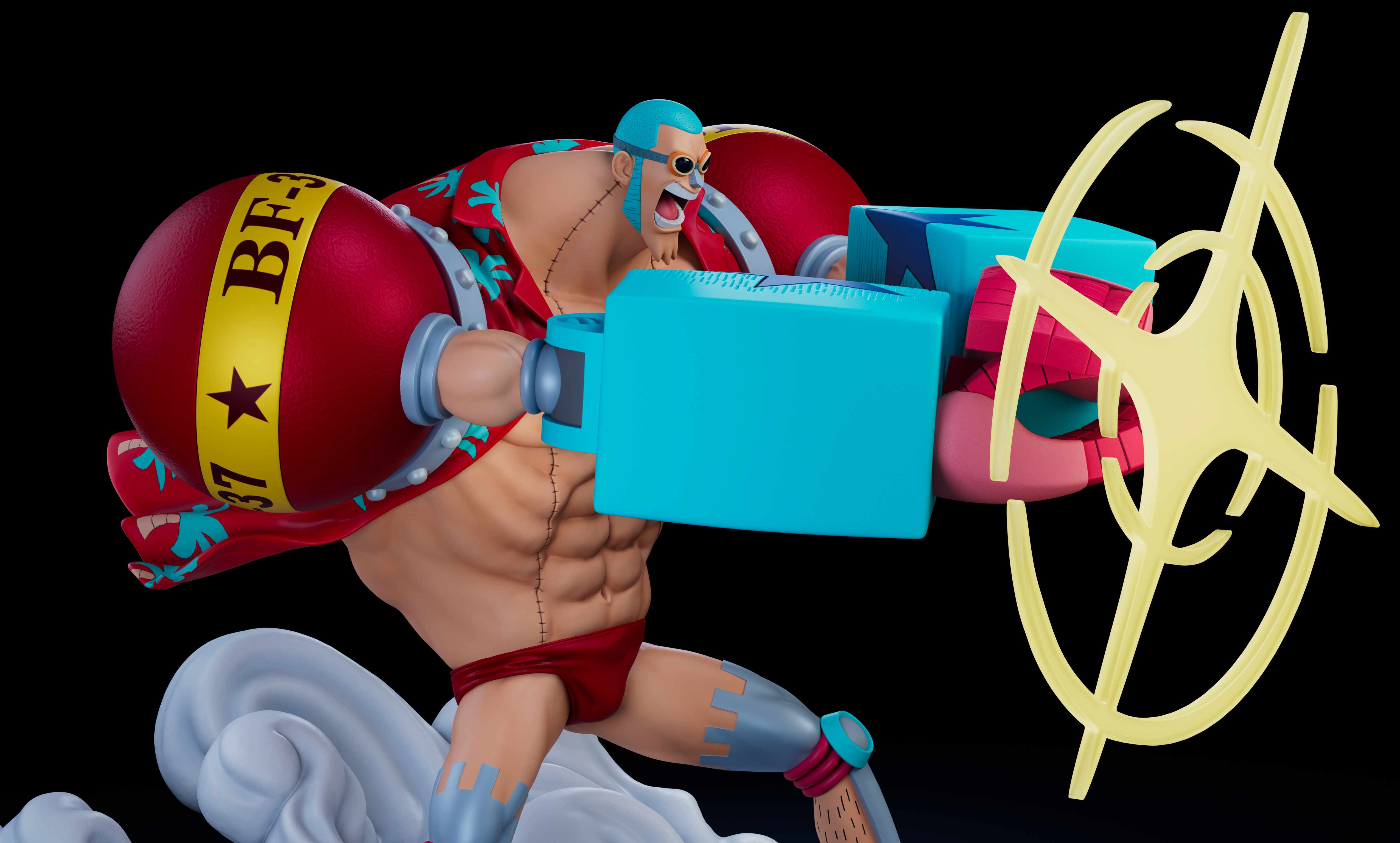 Franky One Piece ZBrushCentral