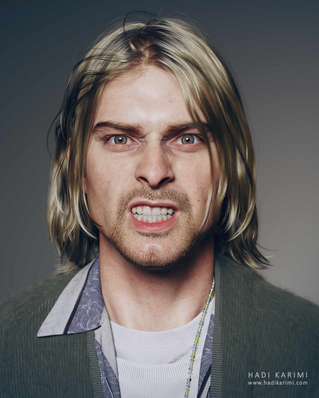 Kurt Cobain Expression 1 ZBrushCentral