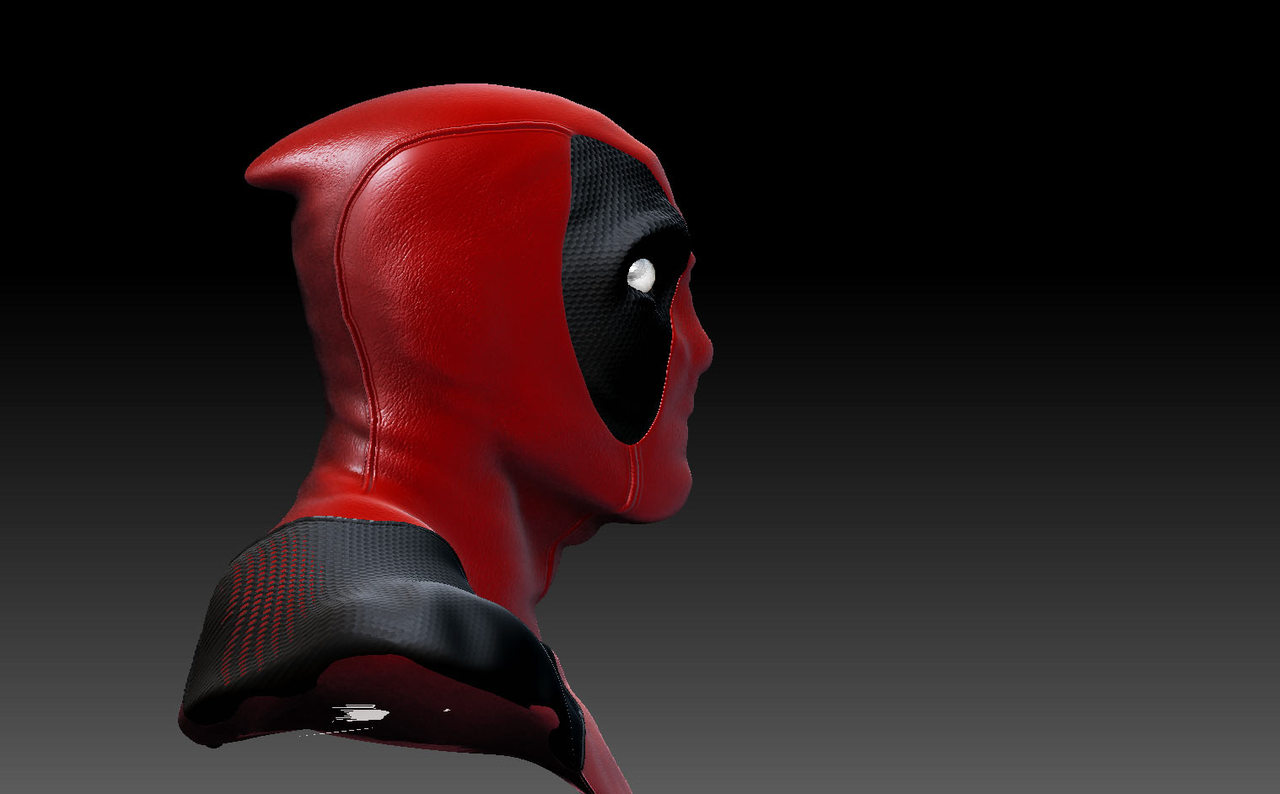 new to zbrush deadpool bust - ZBrushCentral