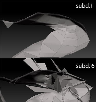 Weird polygons - practical way to trim them in Zbrush? - ZBrushCentral