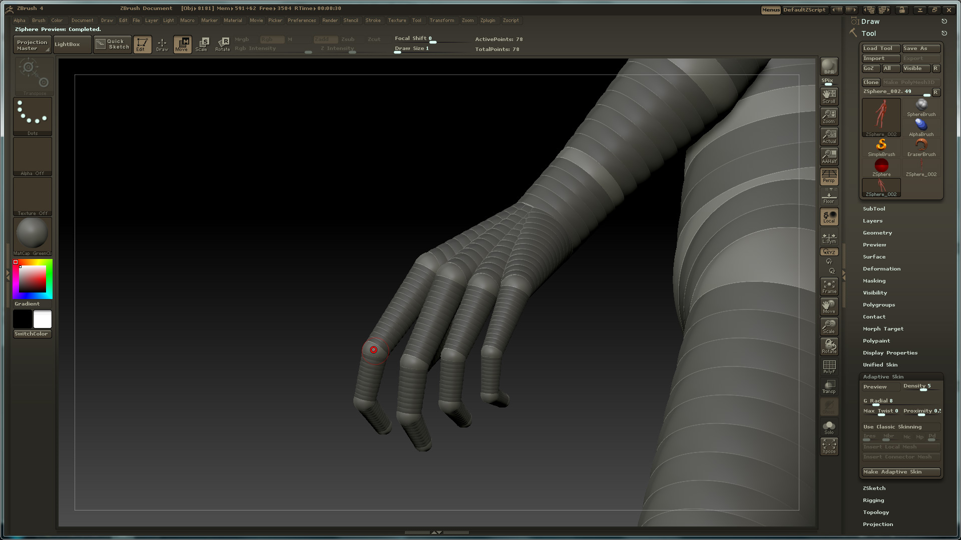 ZSphere hands that look right. - ZBrushCentral