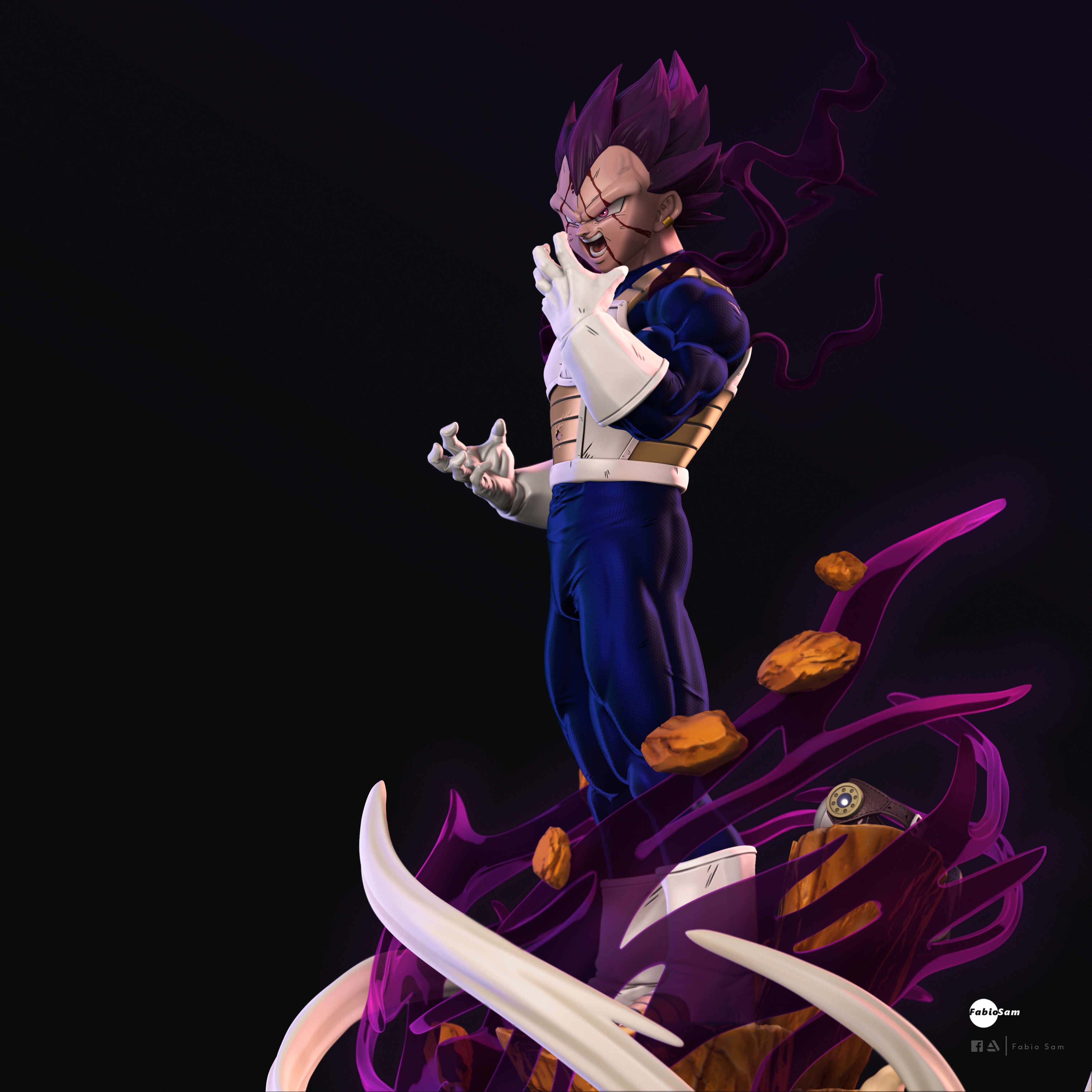 Vegeta Fan Art Dragon Ball Super - ZBrushCentral