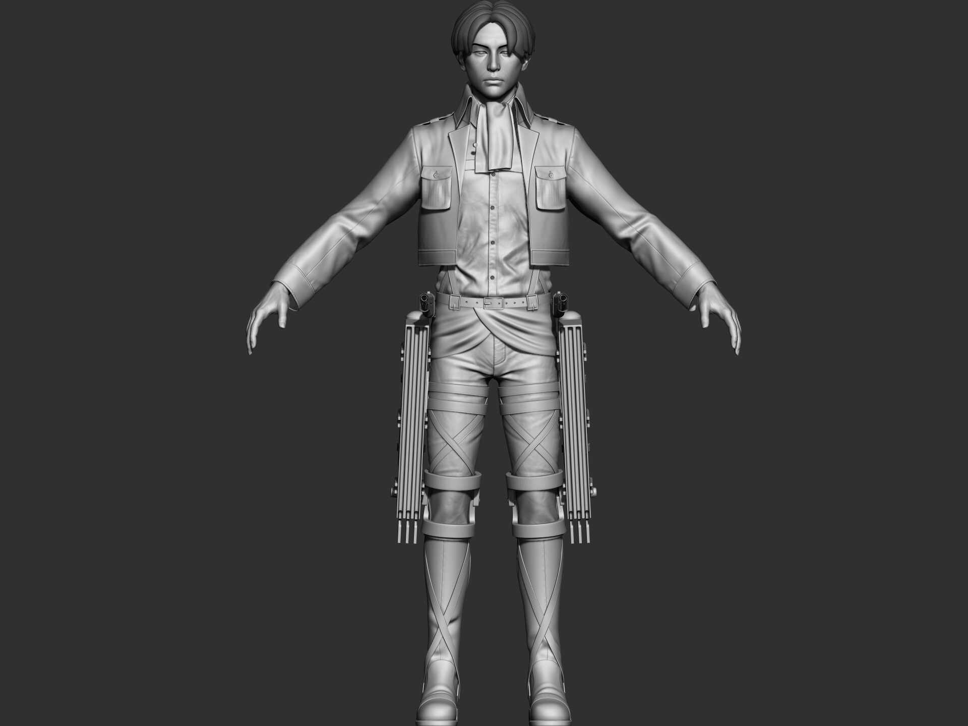 Levi (Realistic Fan Art) - ZBrushCentral