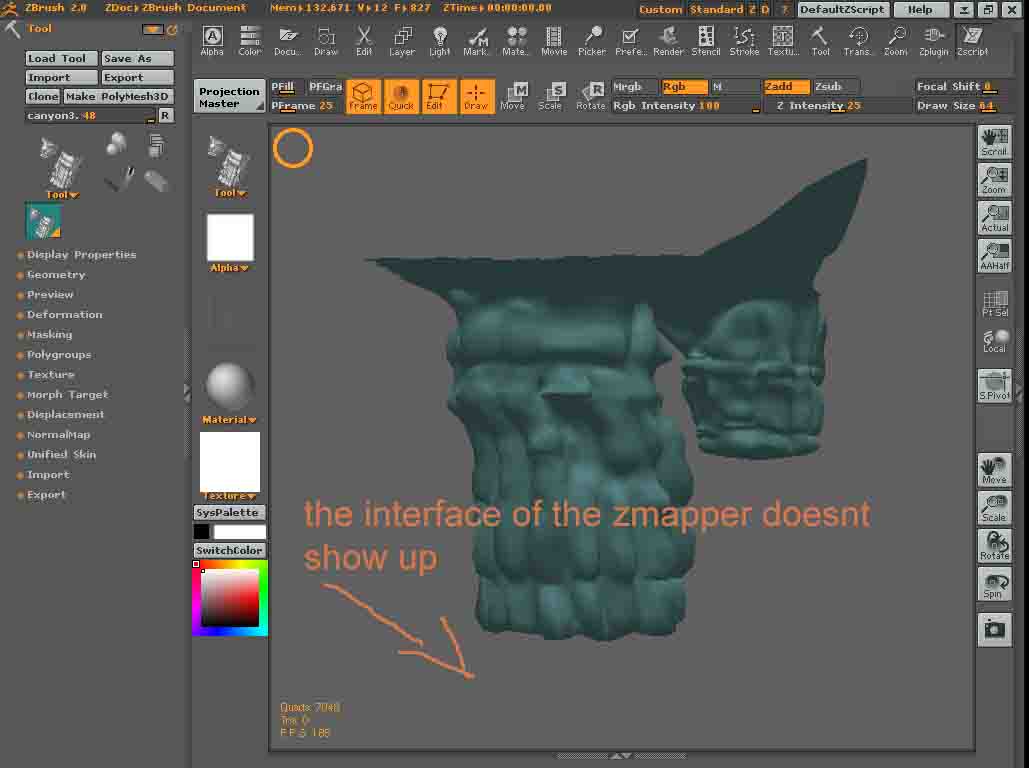 help with my zmapper - ZBrushCentral