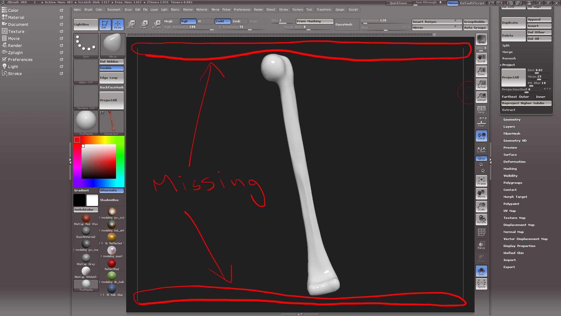Document display white bounding box visiblity problem - ZBrushCentral