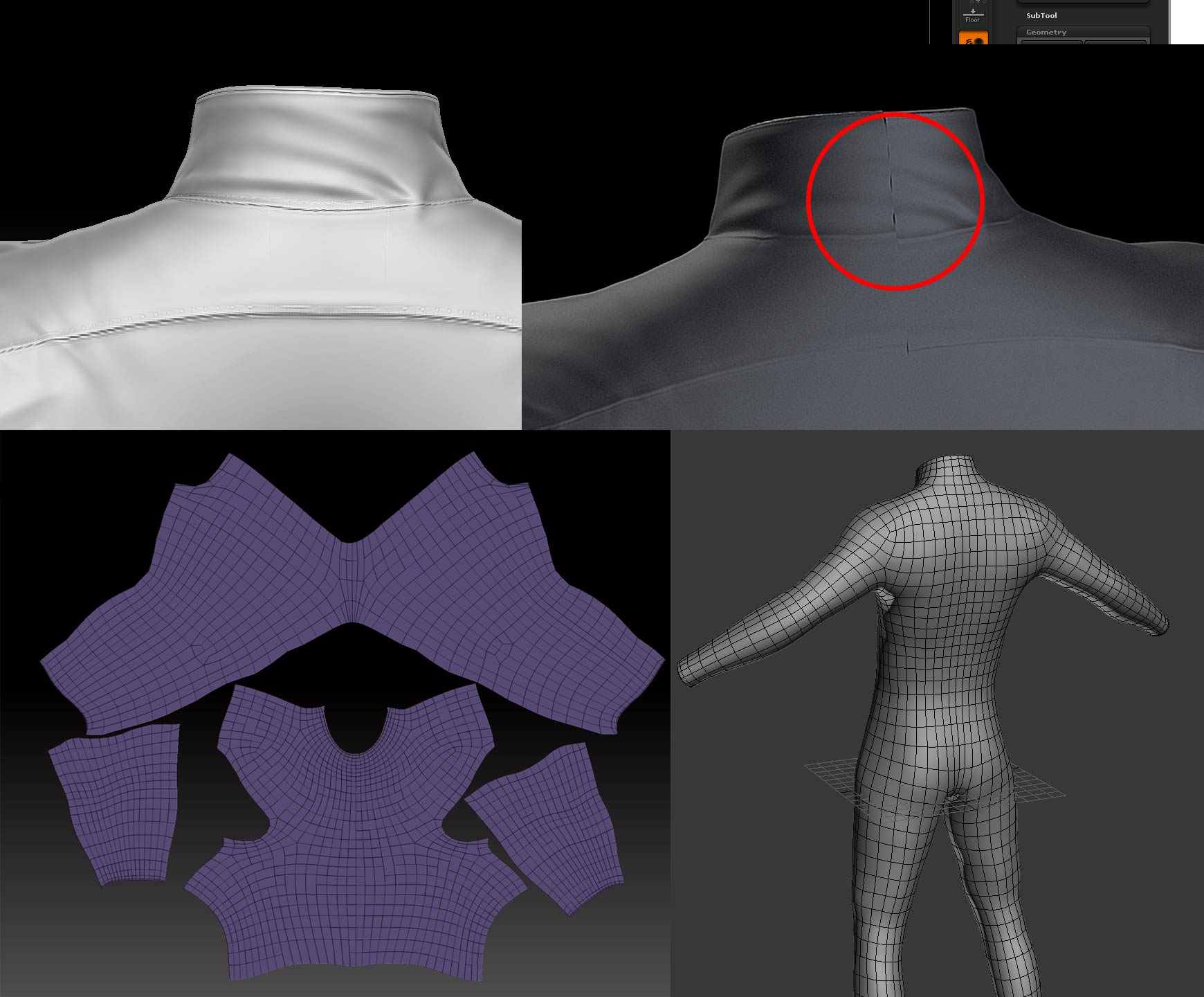 Map bake offset at seam - ZBrushCentral