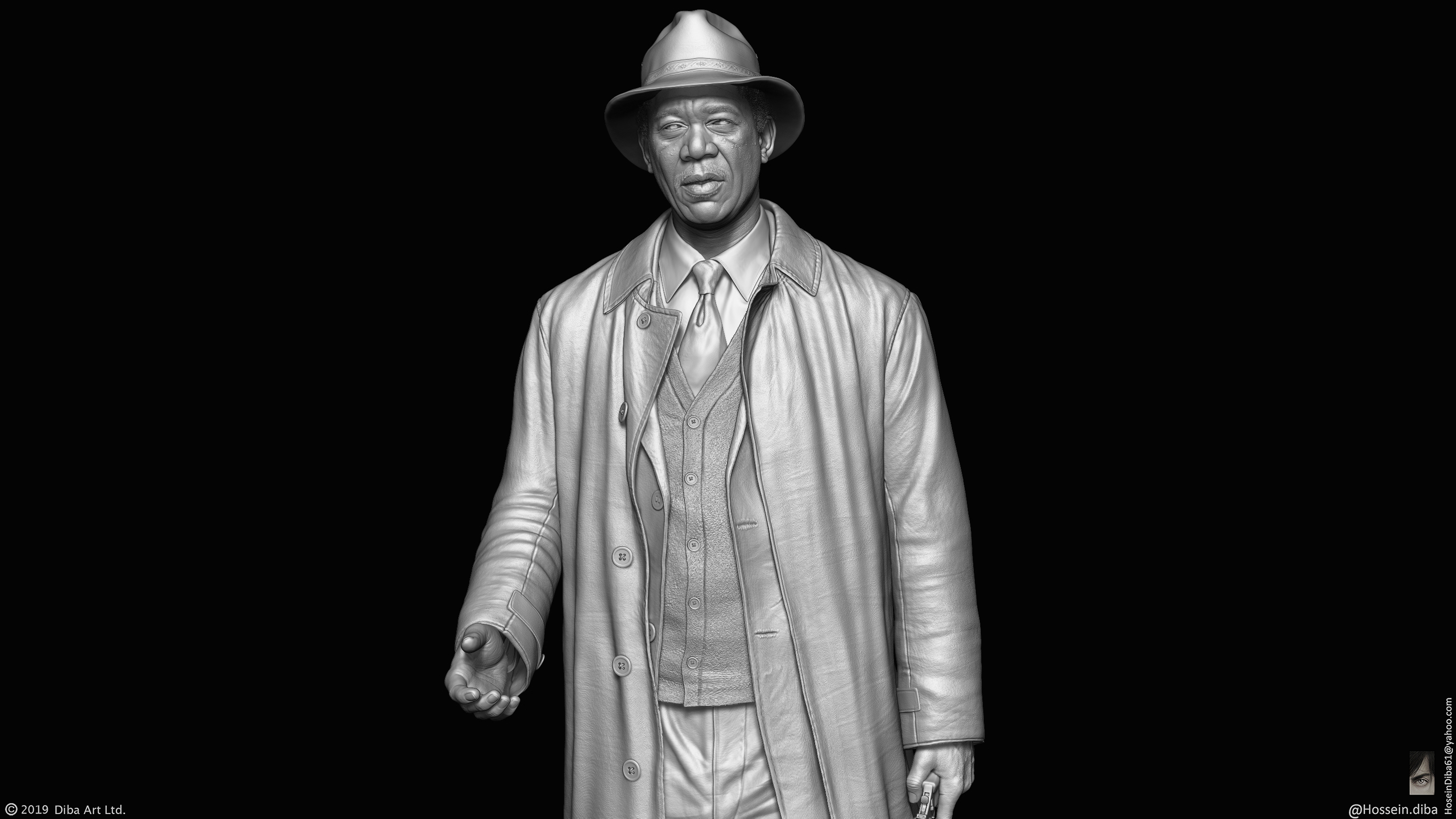 Se7en _ Fan art (Real time) - ZBrushCentral