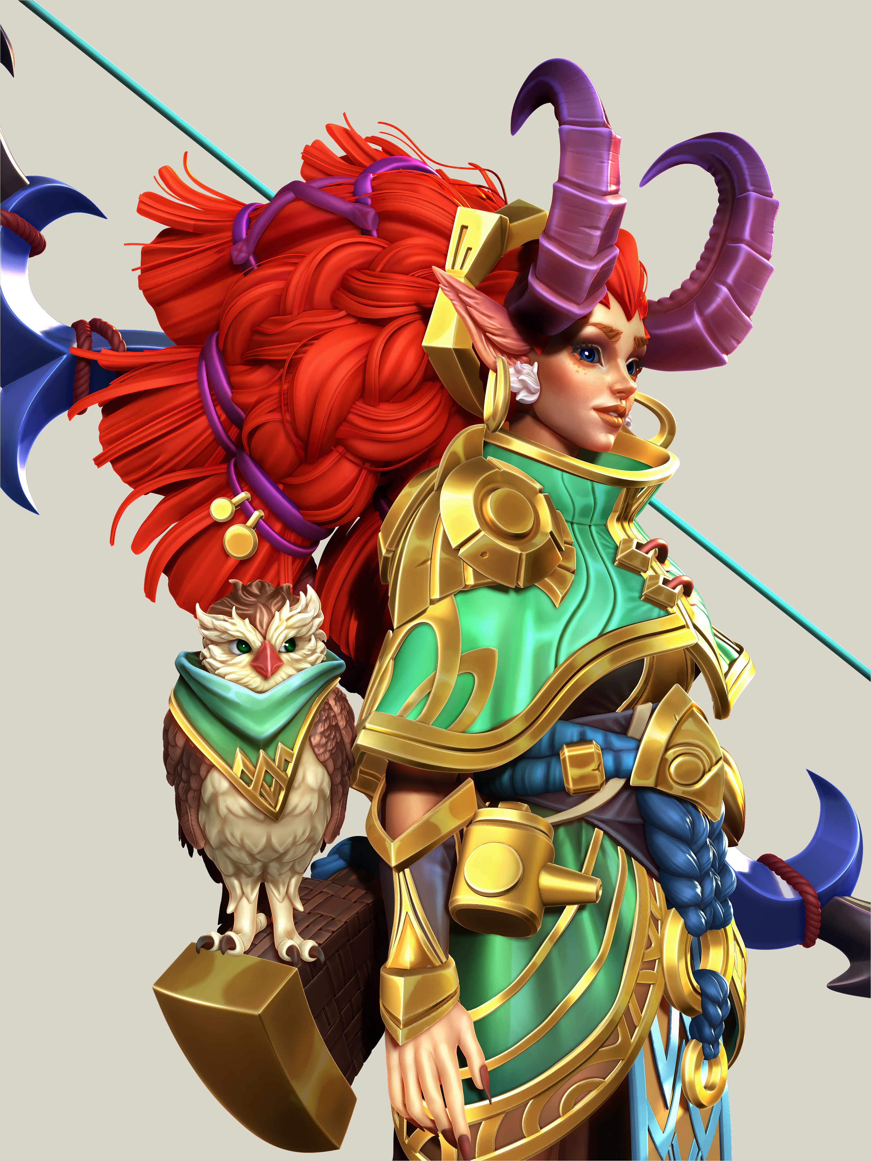 MY 3D CHARACTER PROJECT is based on ZHEFEI HOU concept - ZBrushCentral