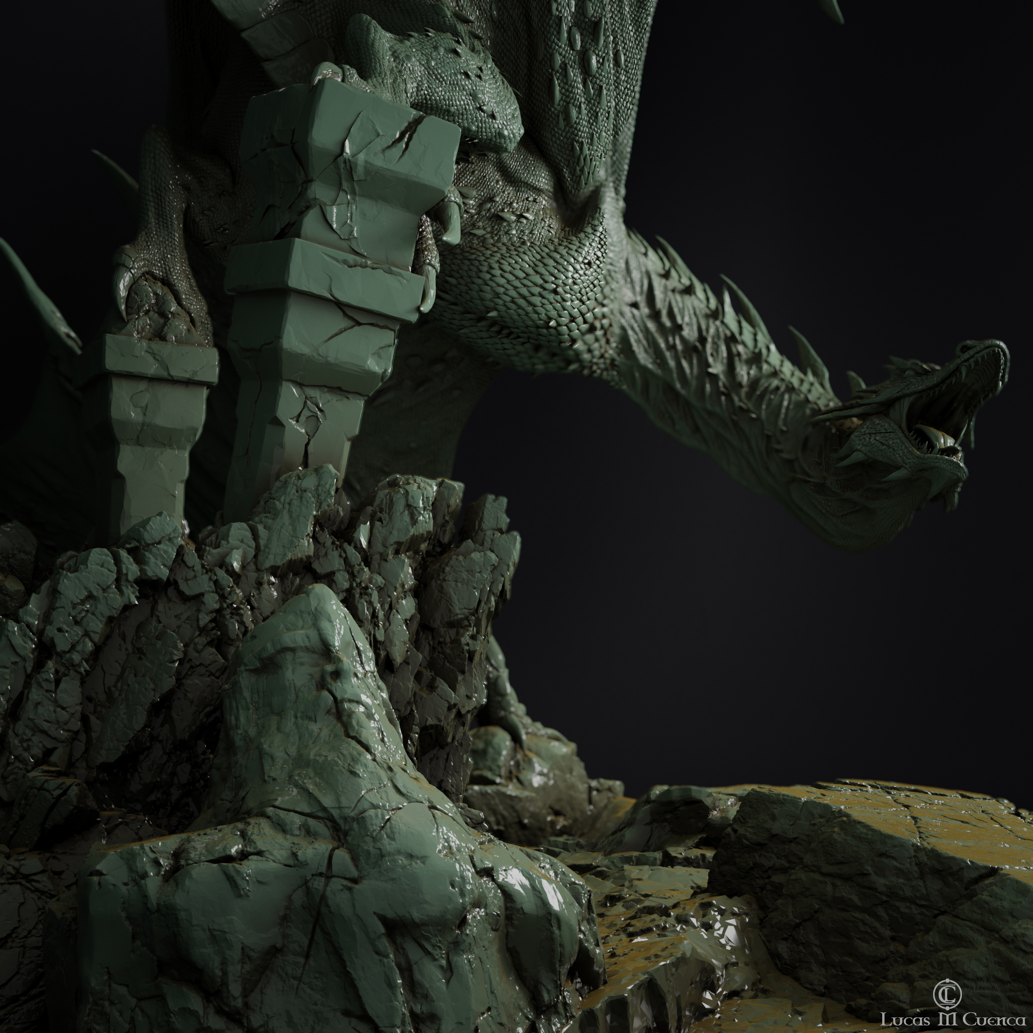 Smaug Vs the Balrog - ZBrushCentral