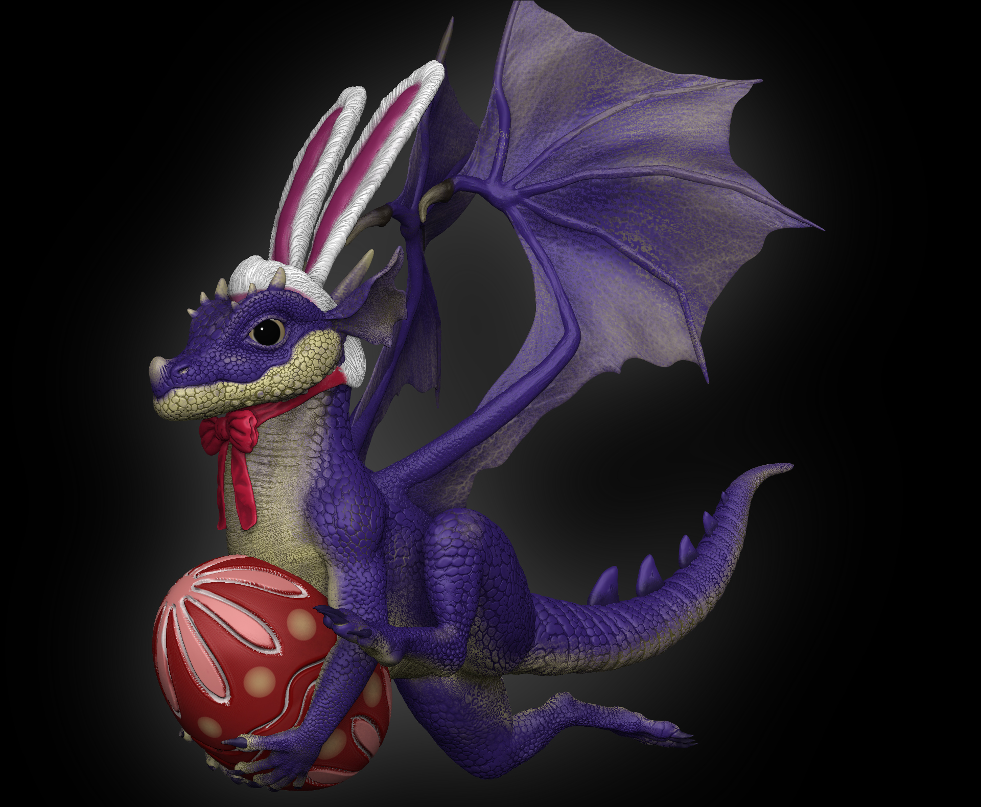 easter egg dragon
