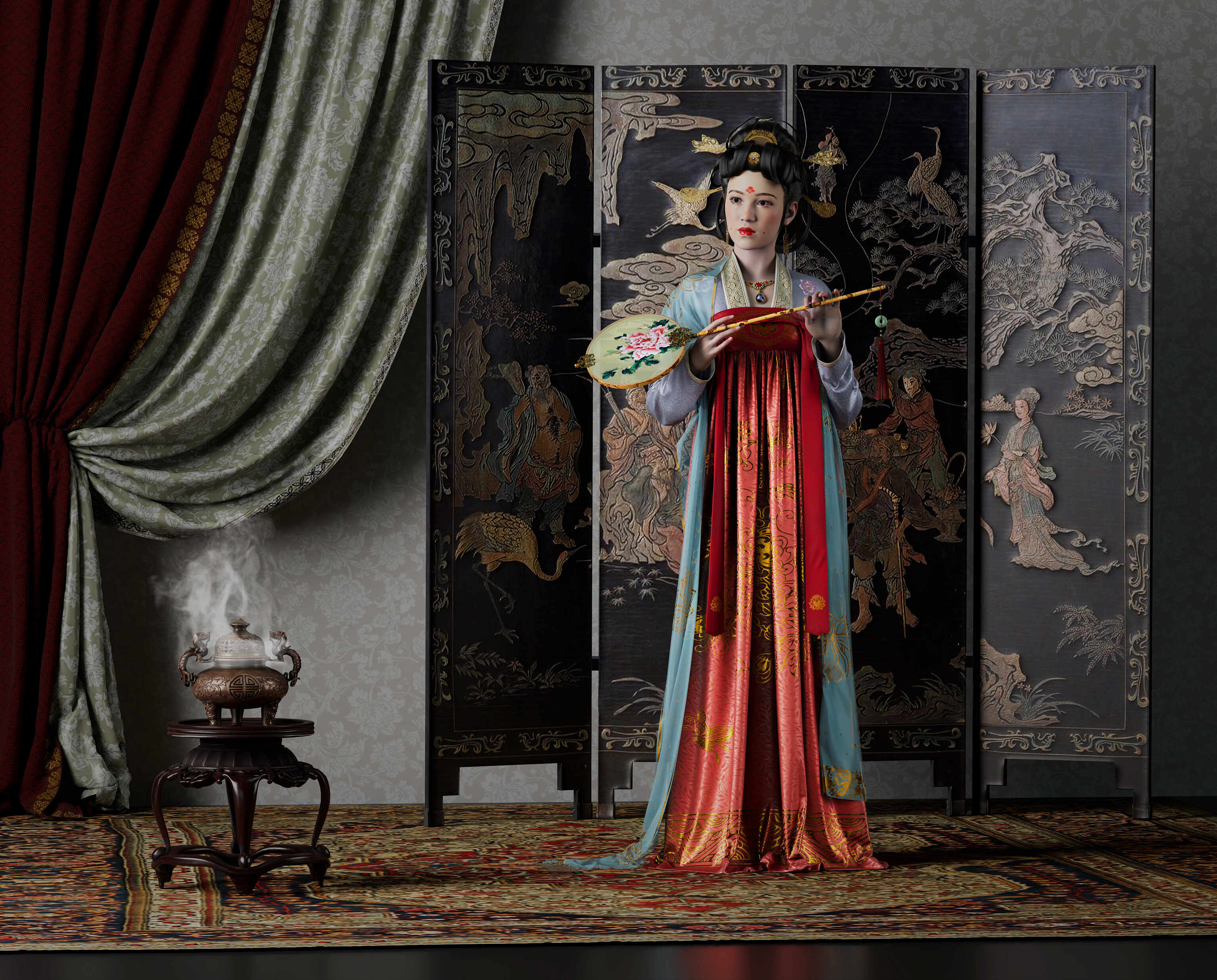 Tang Costume yangyutong2023 - #7 by yangyutong2020 - ZBrushCentral