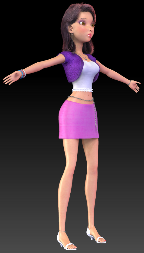 modeling girl - (WIP) - ZBrushCentral