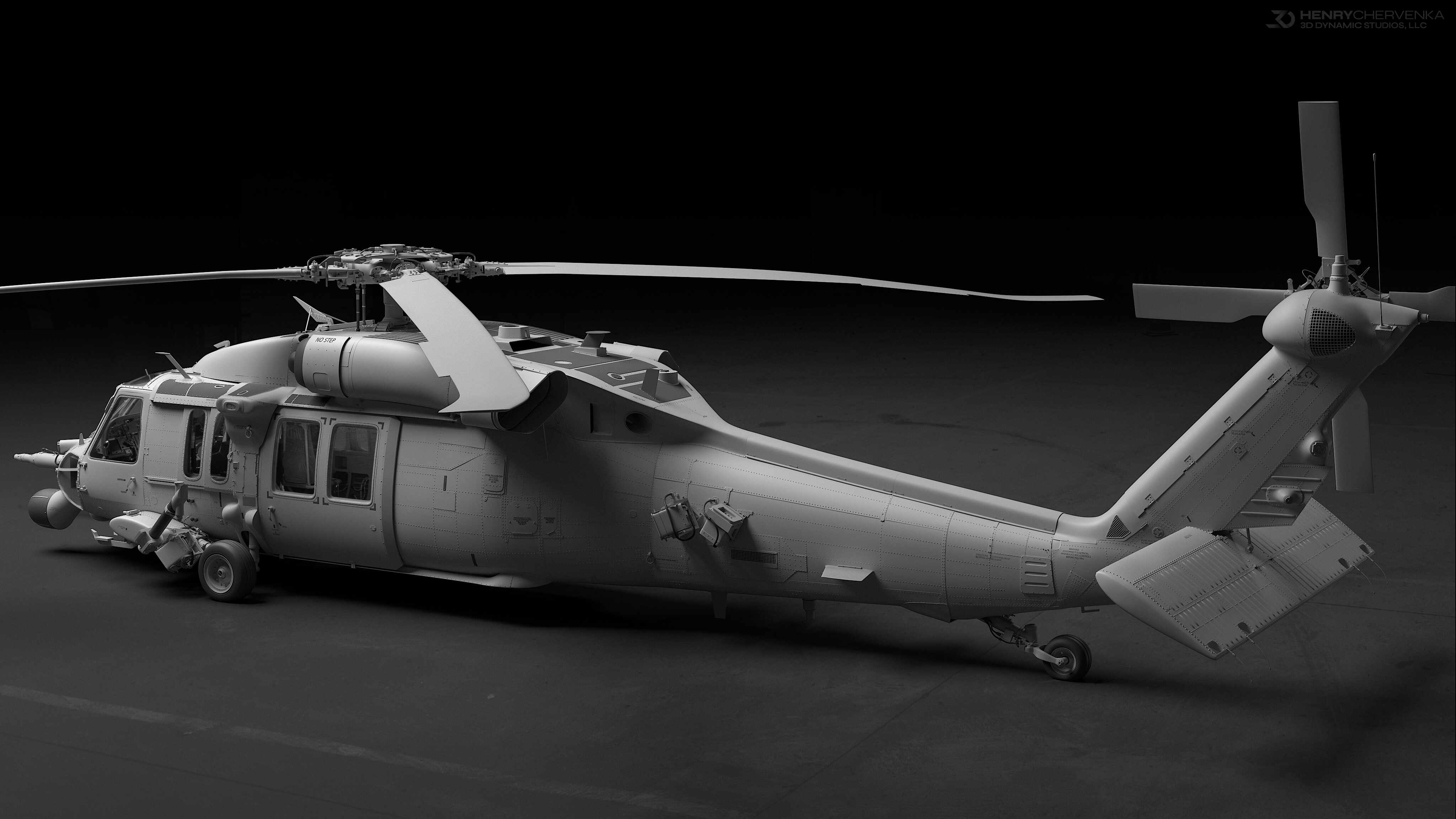 UH 60 Main Rotor - #70 by Henry_Chervenka - ZBrushCentral