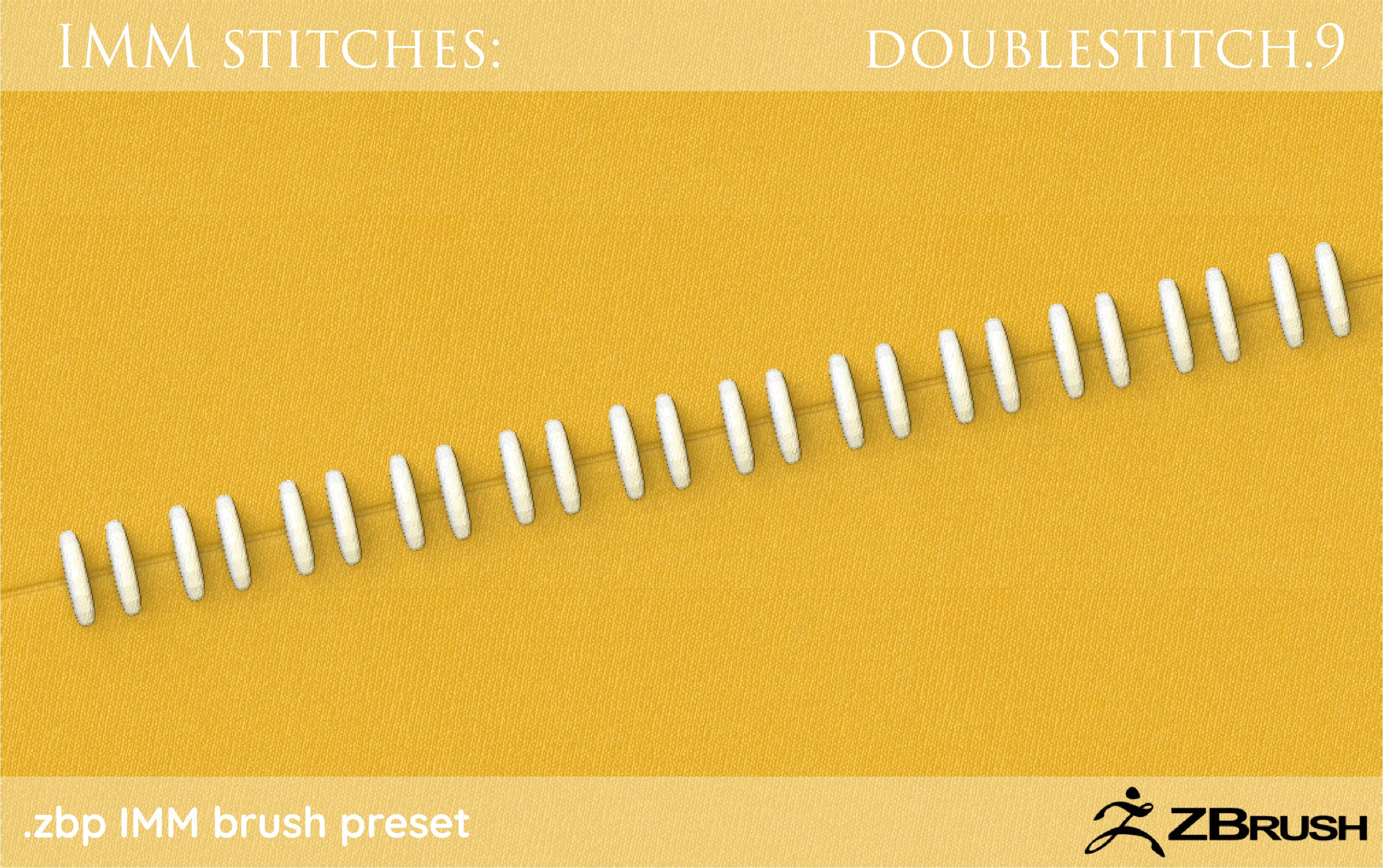 60 IMM stitch brushes - ZBrushCentral