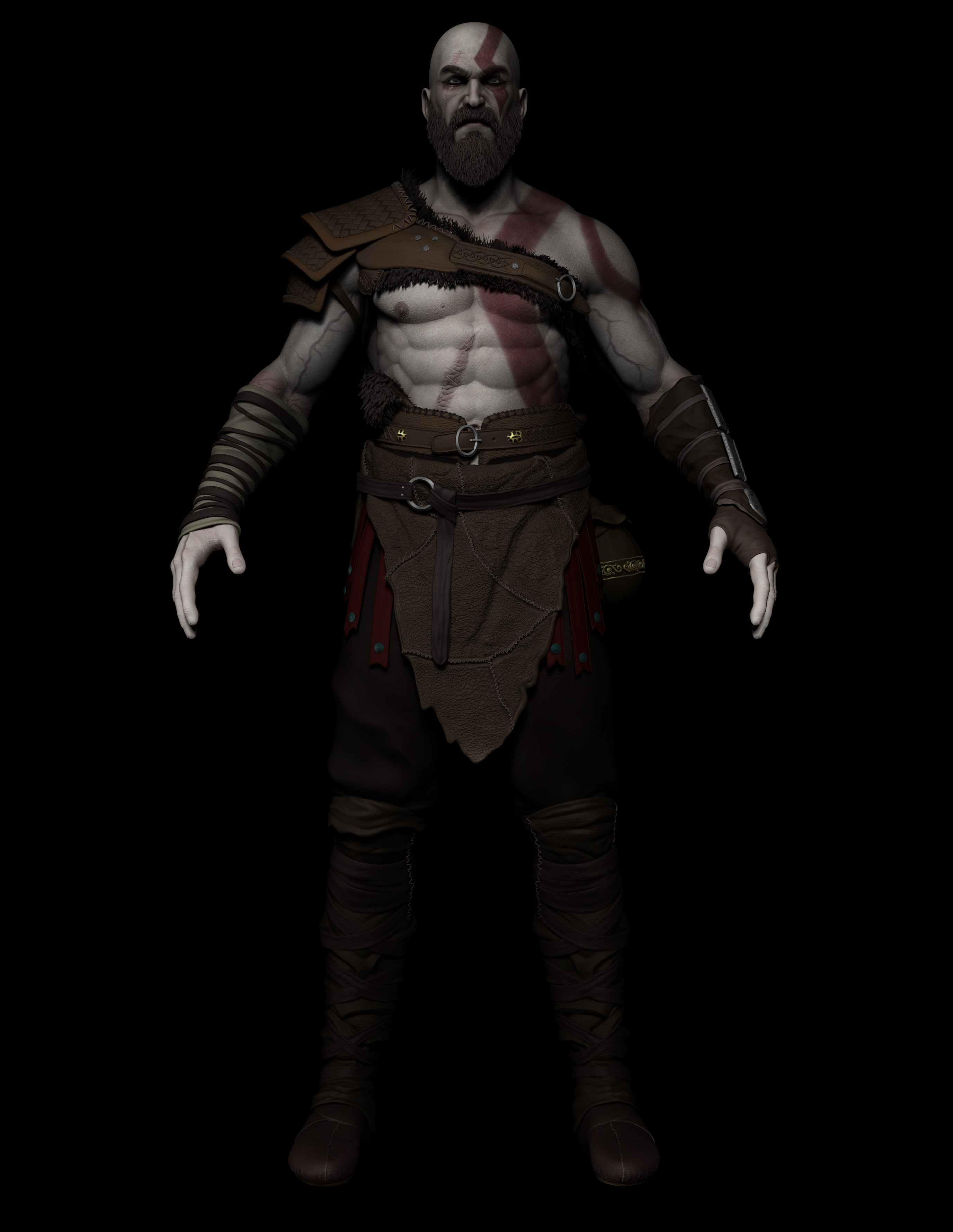 Kratos Fan Art unleash! - ZBrushCentral