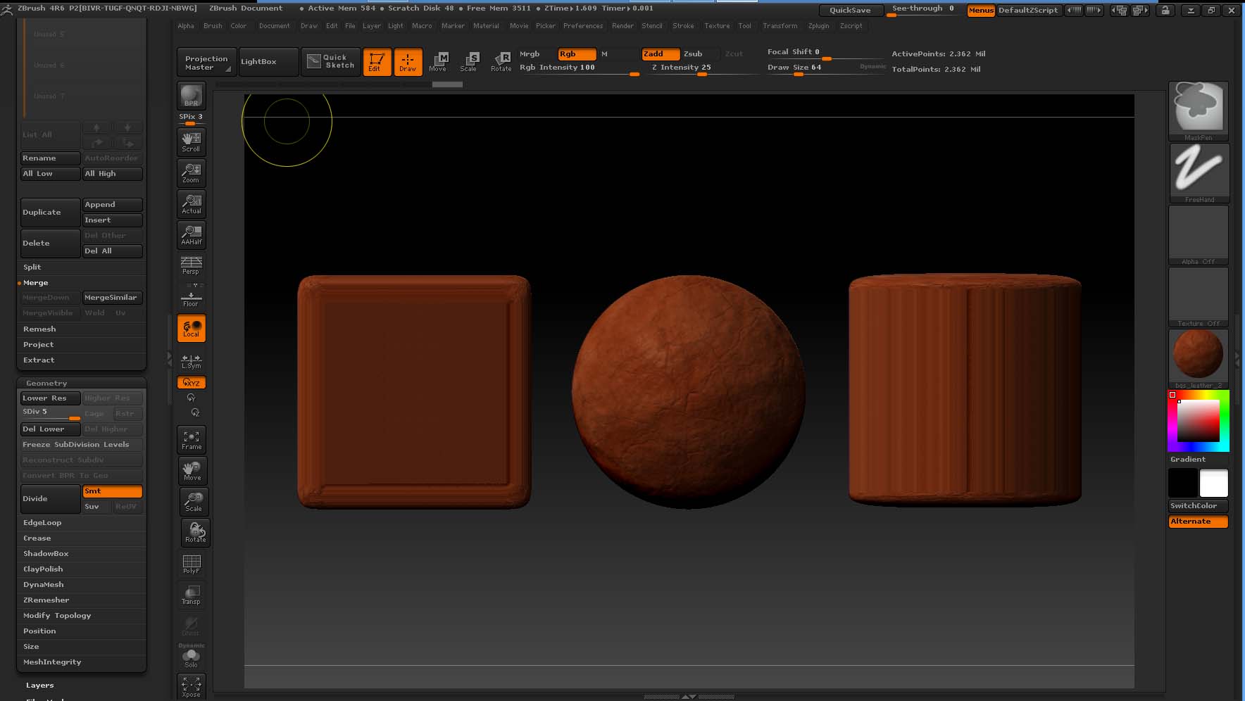 MatCaps with rough Material-texture - ZBrushCentral