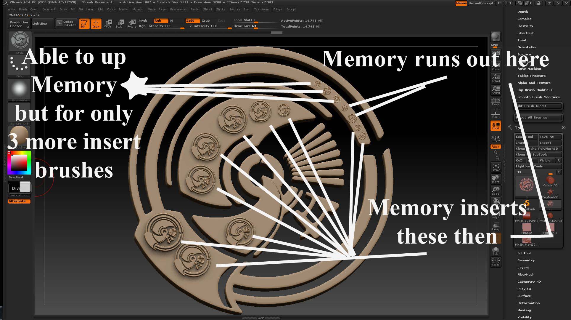 Memory Help? - ZBrushCentral