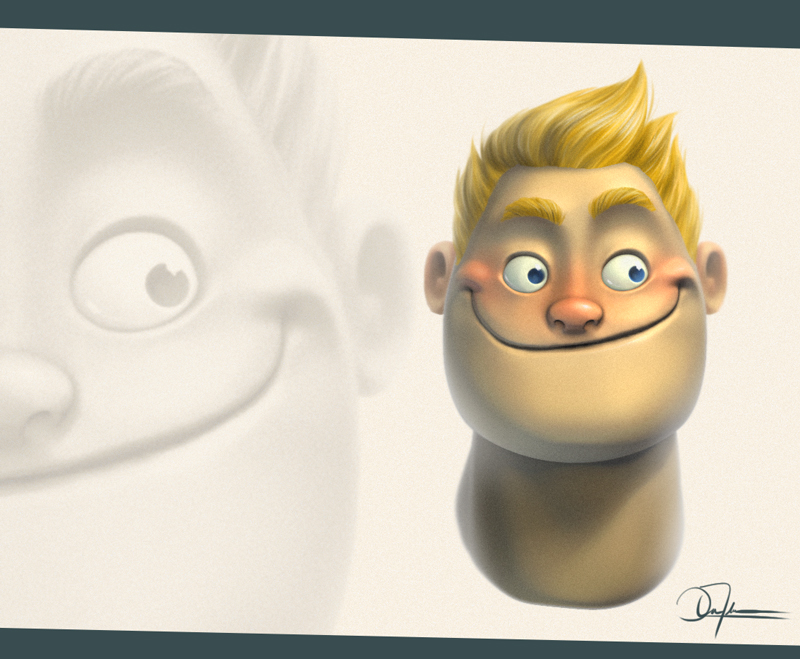 New to Zbrush. Head Sculpt. Zbrush/Photoshop - ZBrushCentral