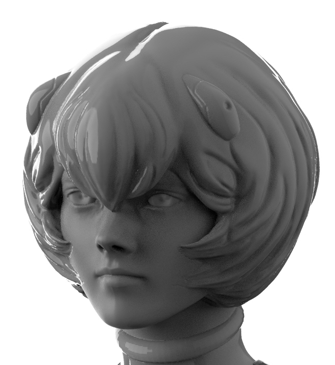 rei ayanami for 3d print - ZBrushCentral