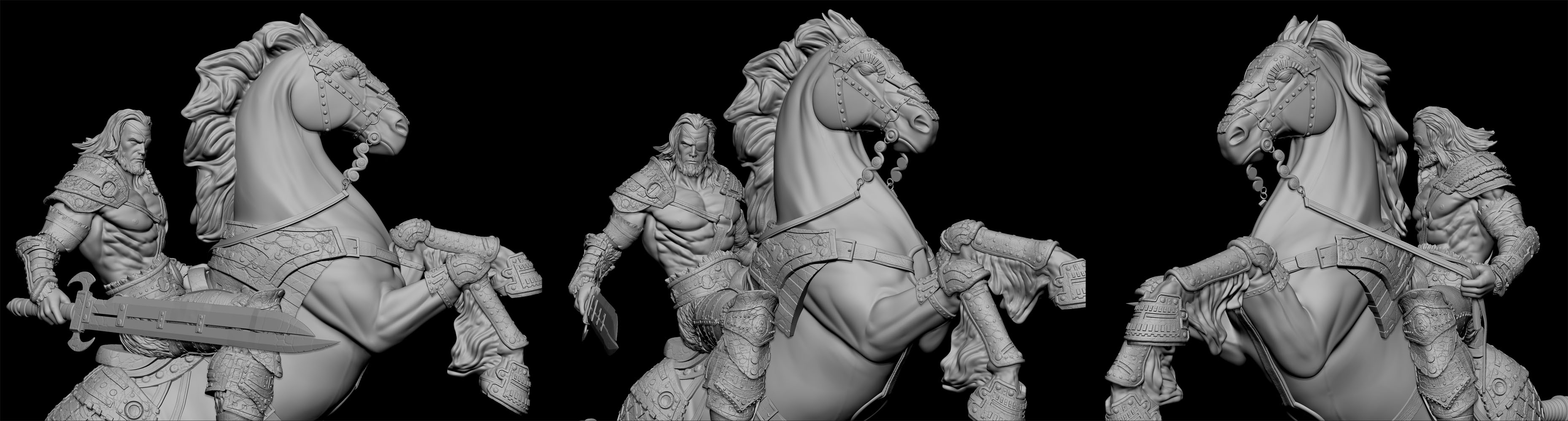 Keepers of the Covenant (pre-painted statue line) updated! - ZBrushCentral