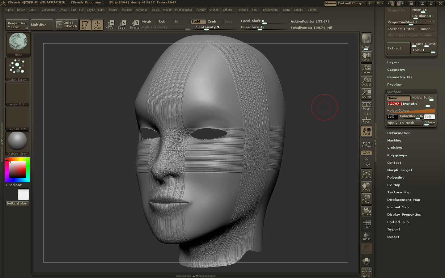 Noise help please !! - ZBrushCentral