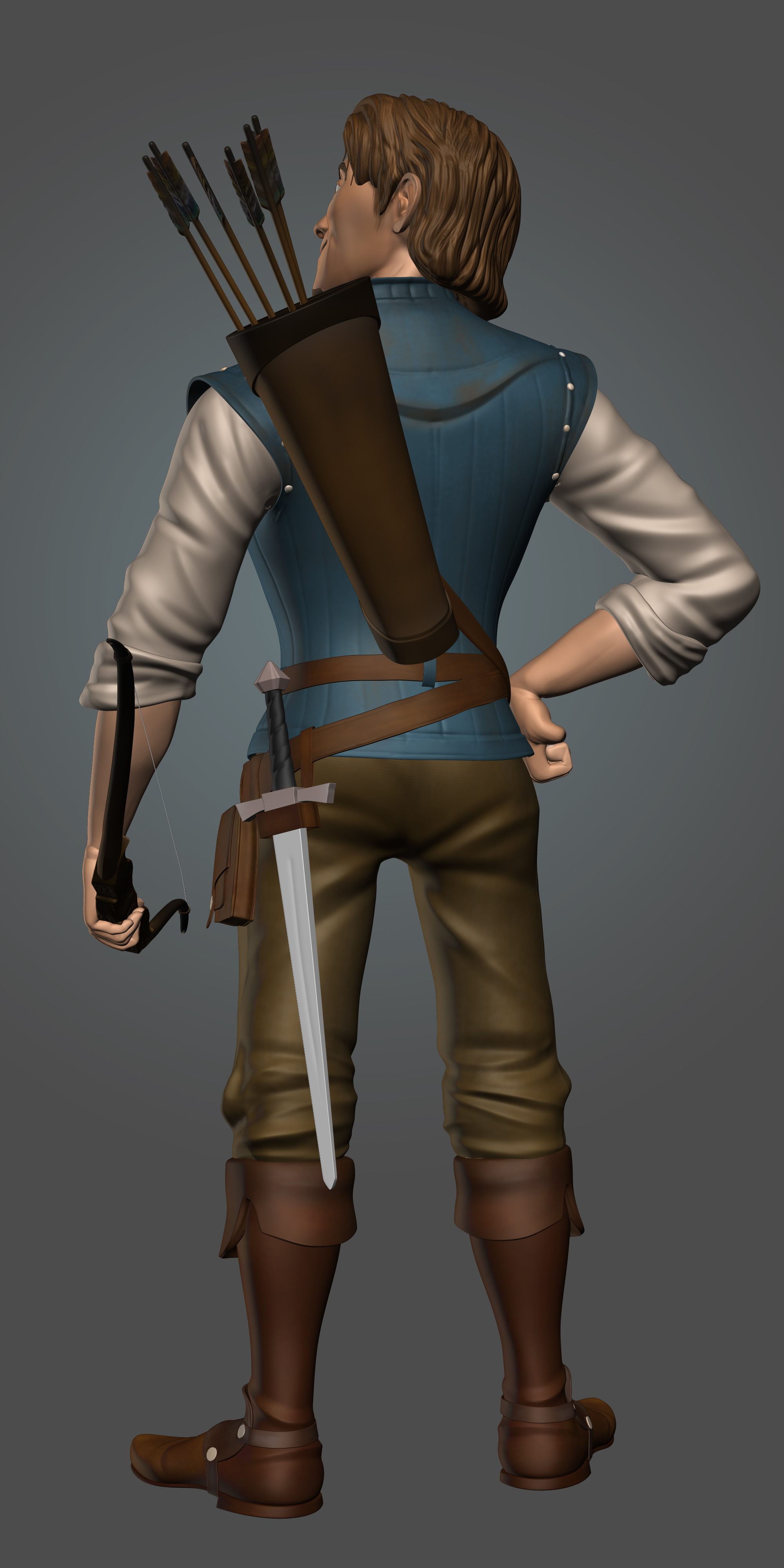 Flynn_Rider - ZBrushCentral