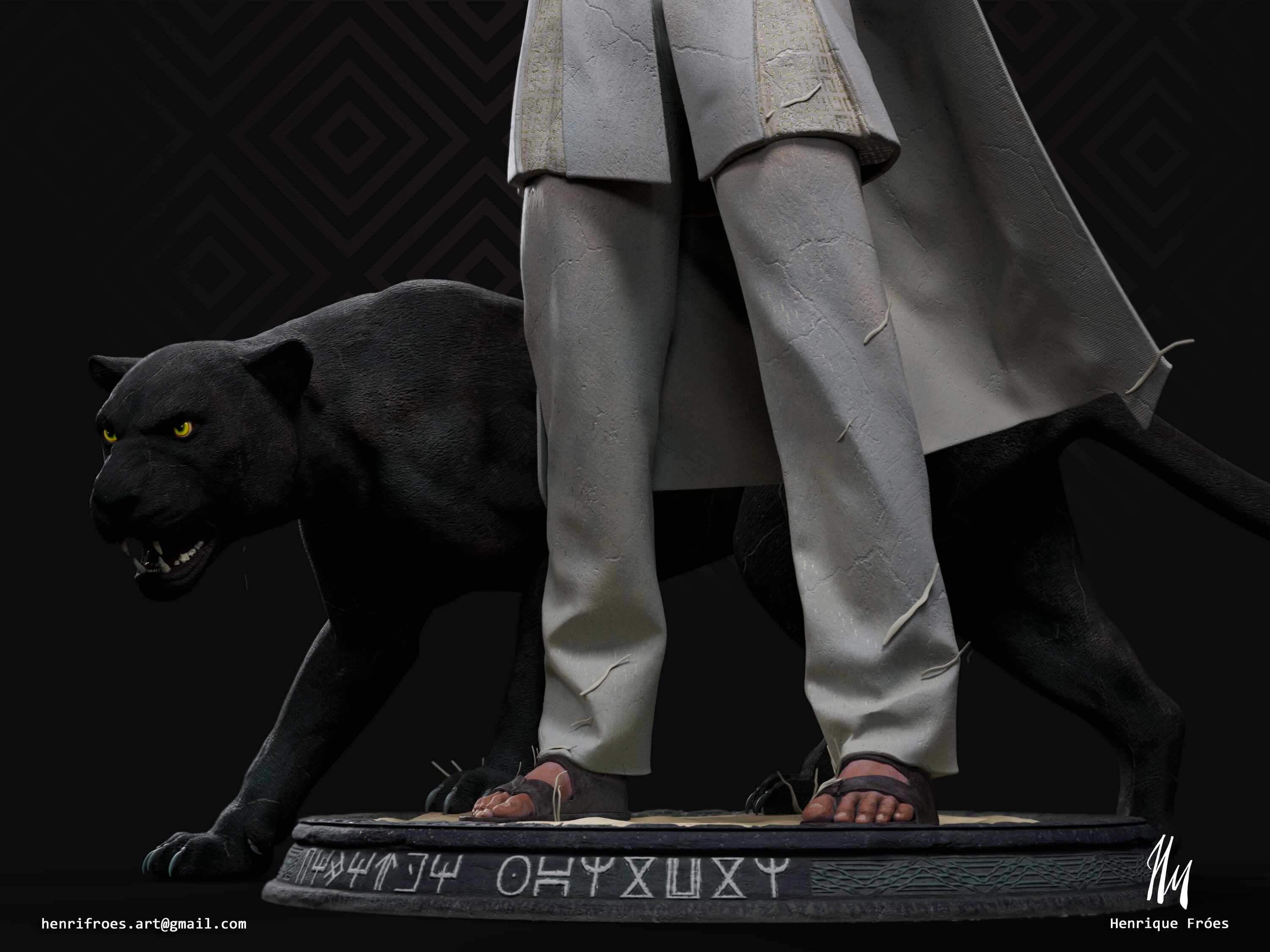 Wakanda Forever - King T'challa | Chadwick Boseman Tribute Sculpture ...