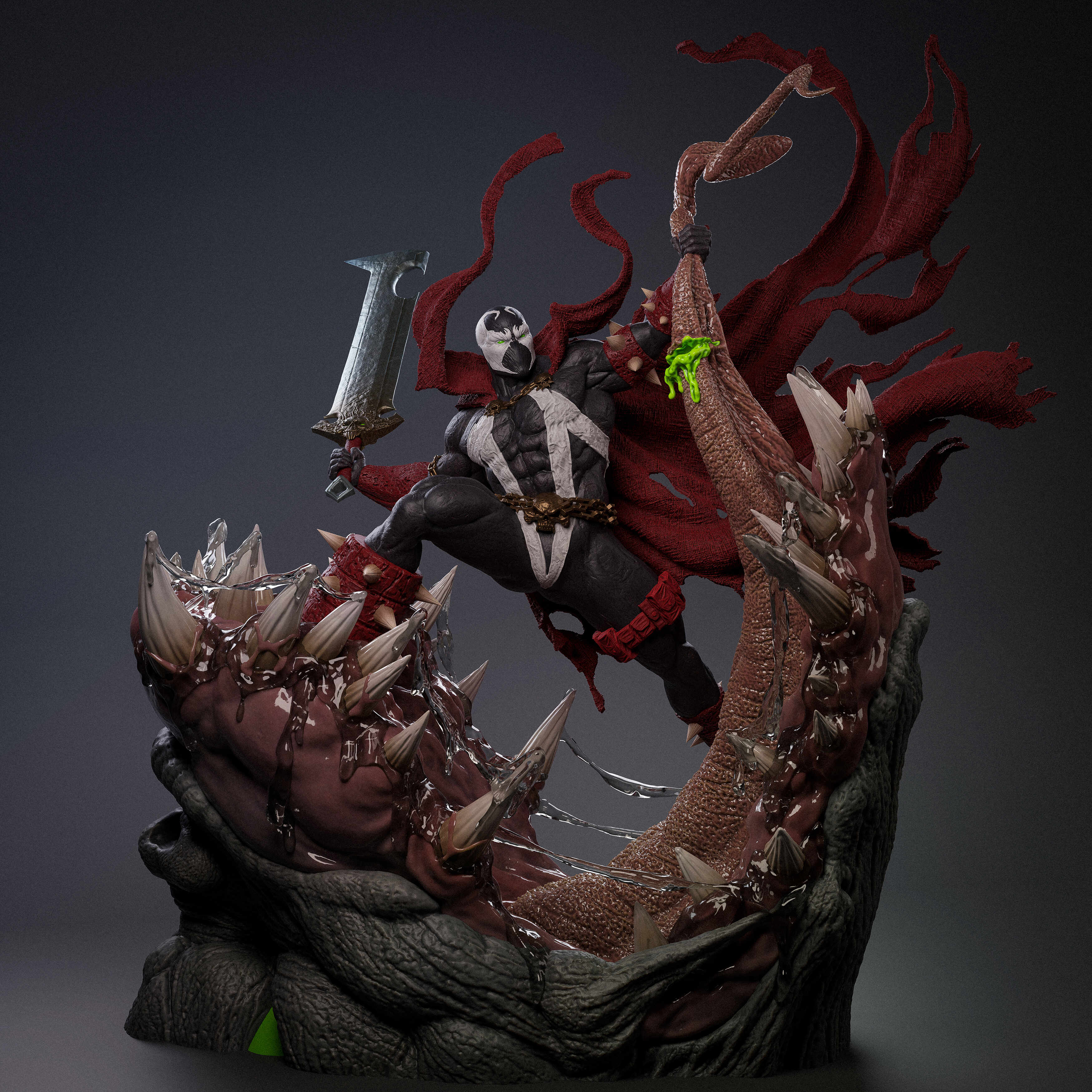Spawn vs Malebolgia. Fan art - ZBrushCentral