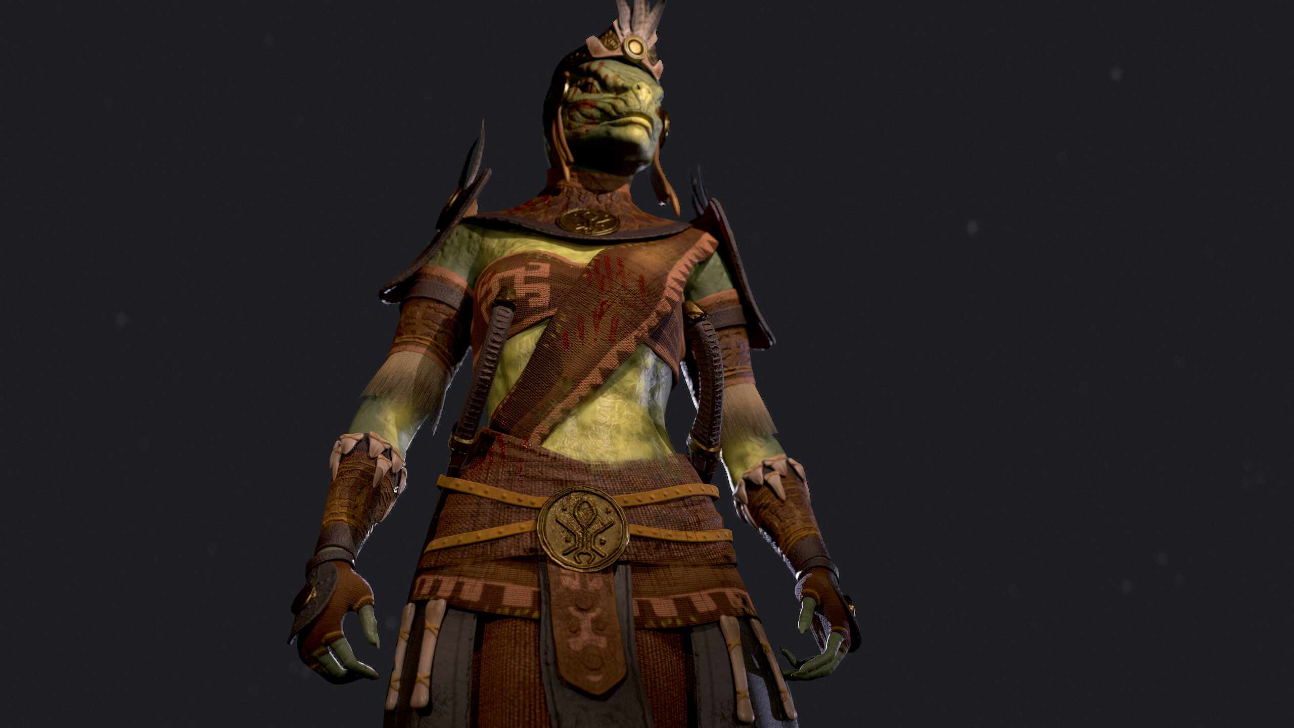 Argonian Warrior - ZBrushCentral