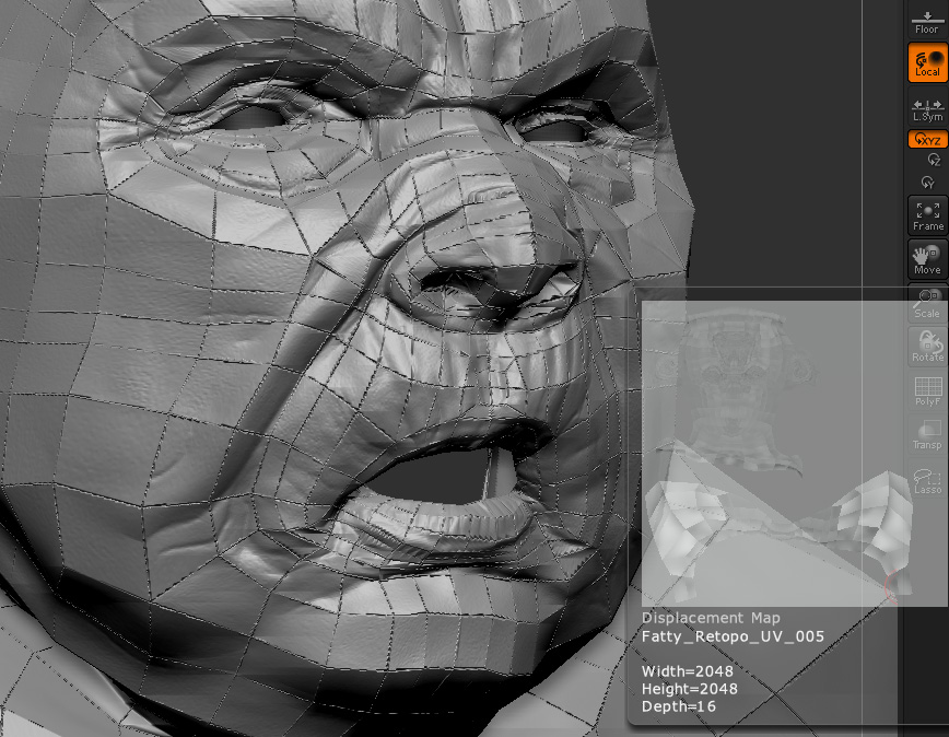 UV Broken MAX - Normal/Disp Map split. - (resolved) - ZBrushCentral