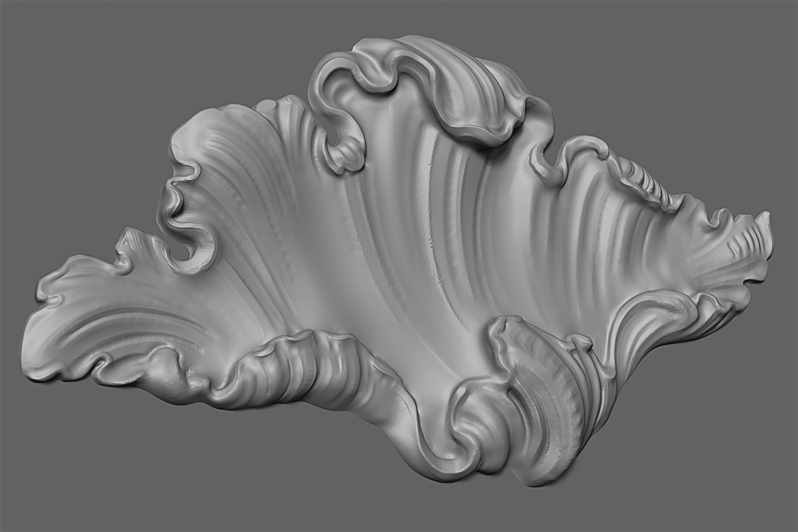 A fast sculpting of a rocaille - ZBrushCentral