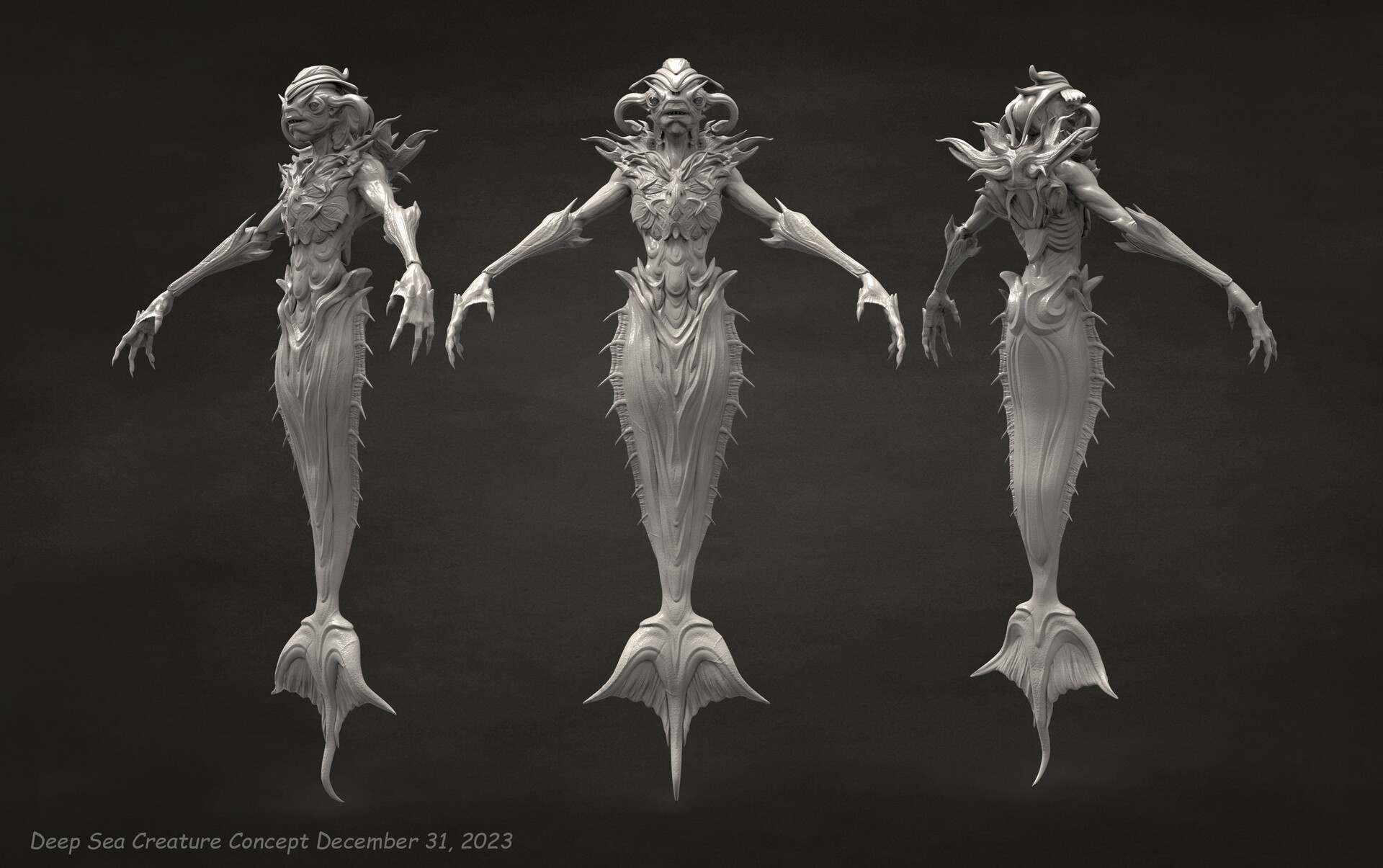 Sea Creature 3D print - ZBrushCentral