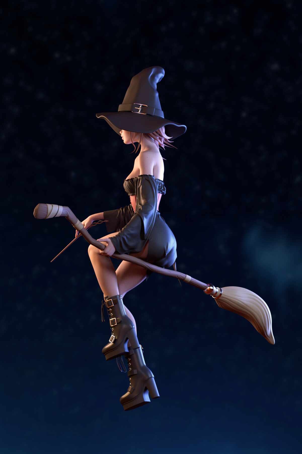 A stylized witch I made - ZBrushCentral