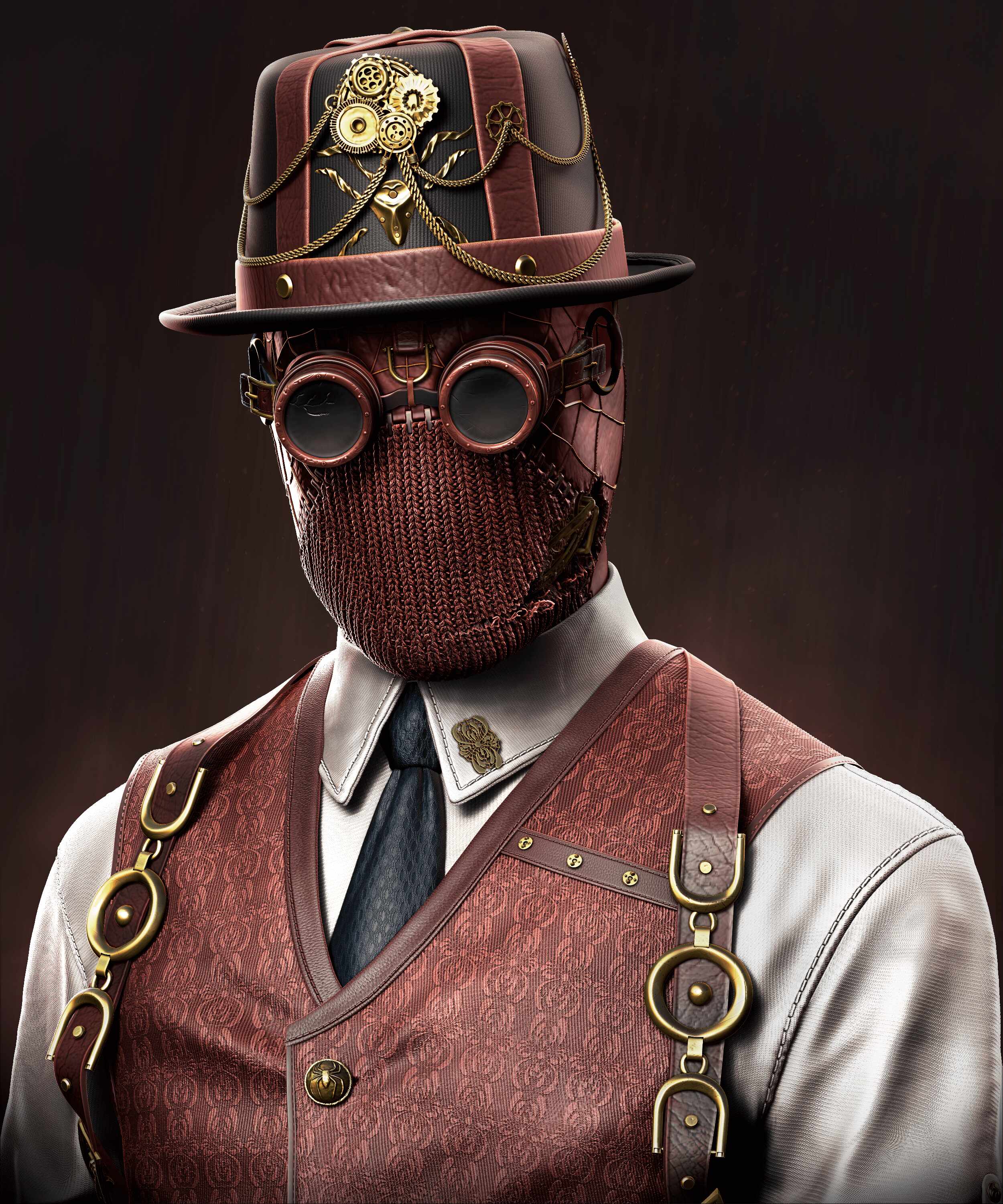 Steampunk Spiderman Costume