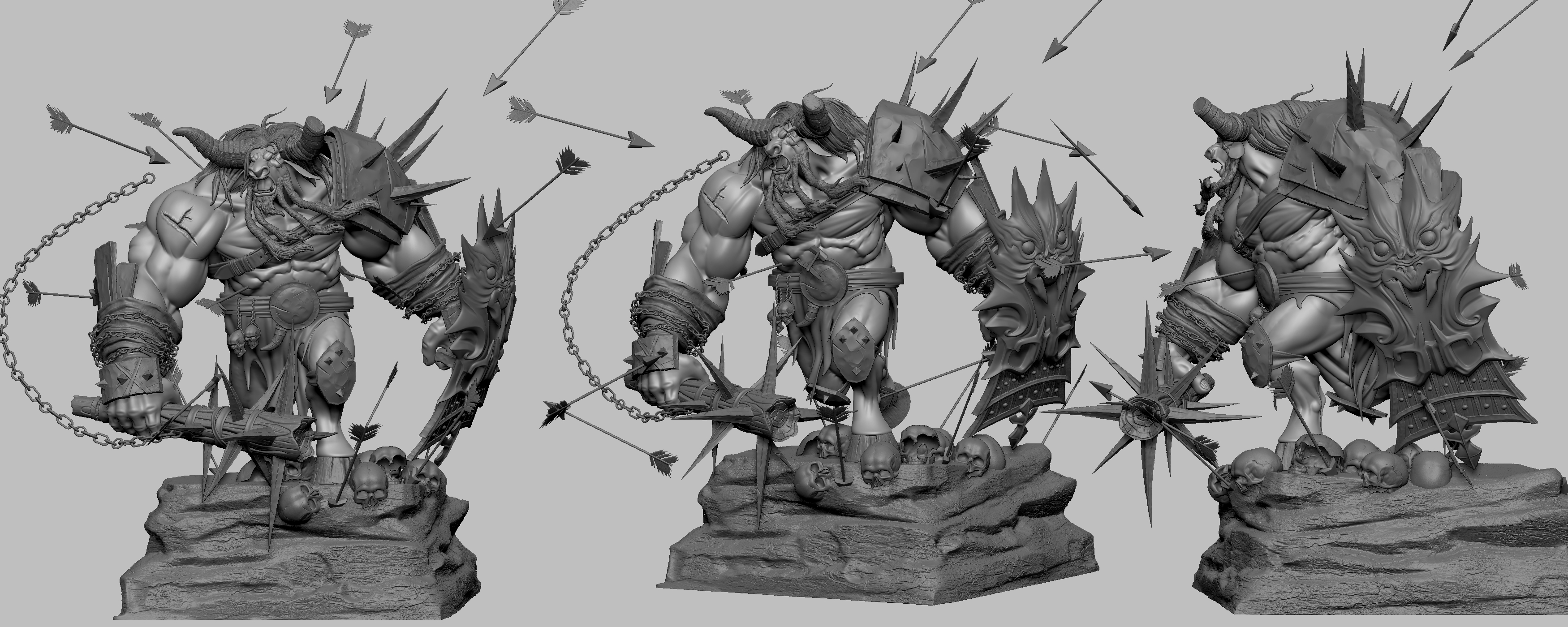 Evil Minotaur - ZBrushCentral