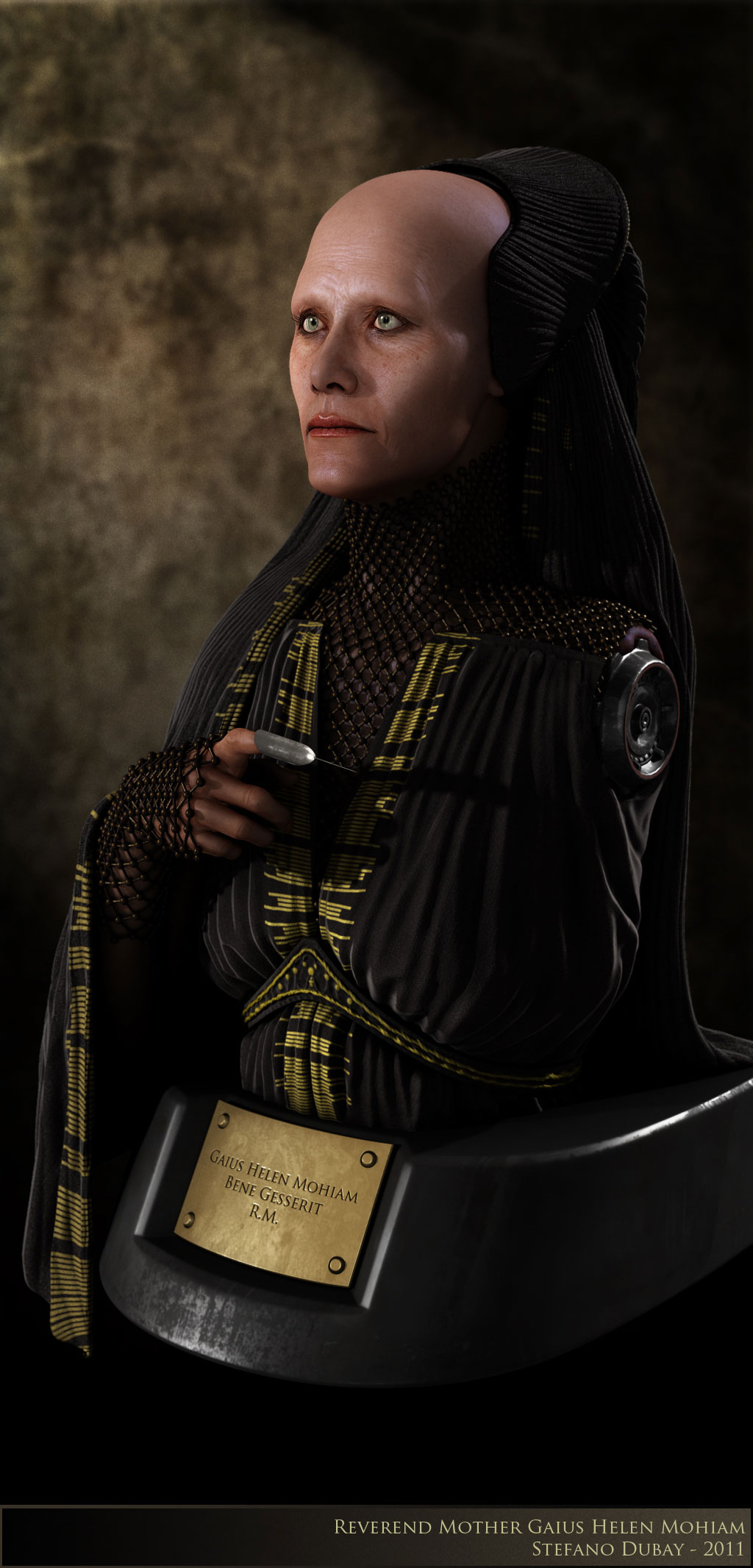 Gaius Helen Mohiam - Bene Gesserit - Reverend Mother - ZBrushCentral Gaius Helen Mohiam - Bene Gesserit - Reverend Mother - ZBrushCentral