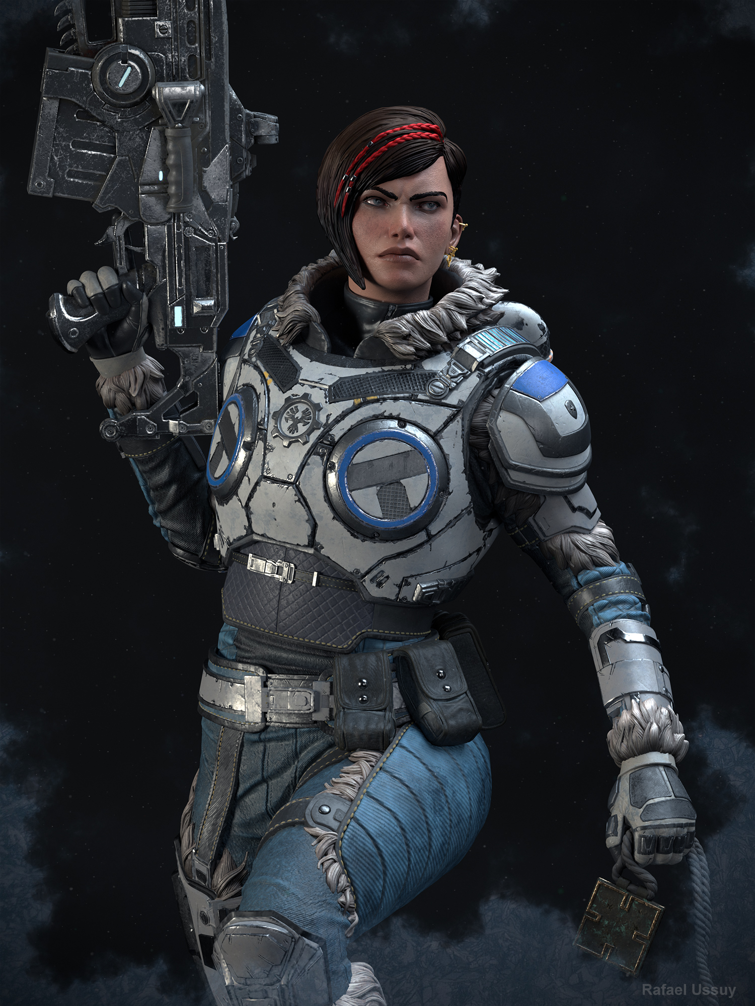 Kait Diaz - Gears Of War 5 Statue - ZBrushCentral