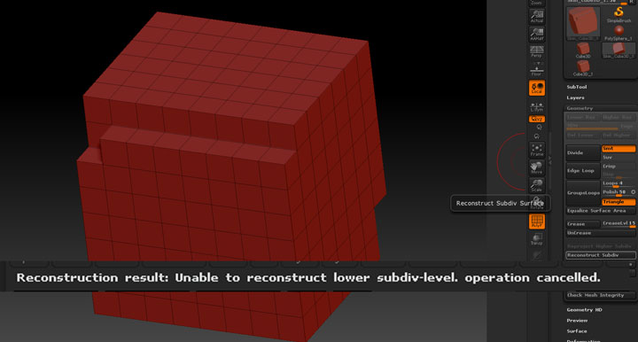 WTF? ZB3.5r3 Reconstruct PolyCube - ZBrushCentral