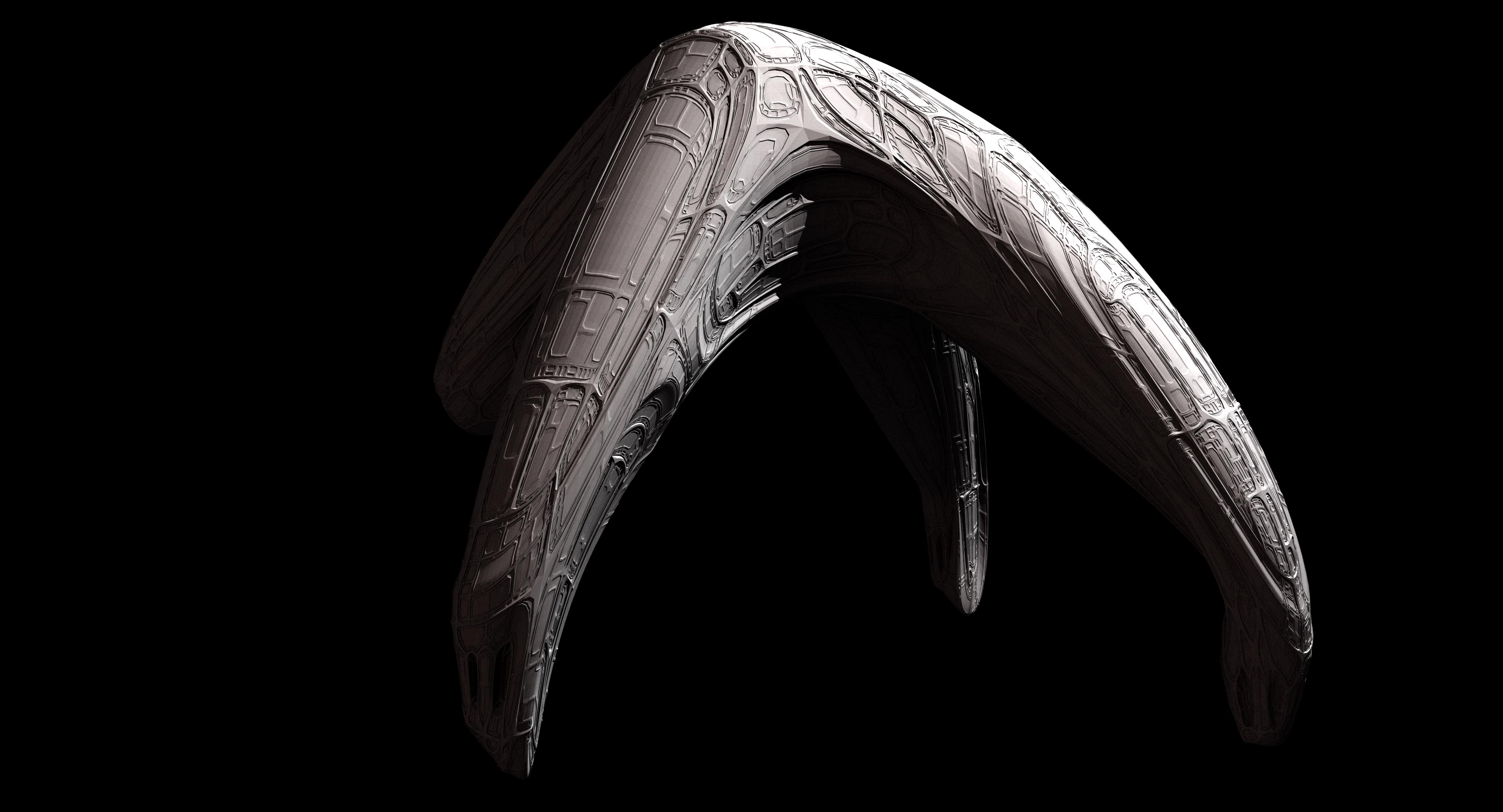 space ship. inspired by HR. GIGER - ZBrushCentral