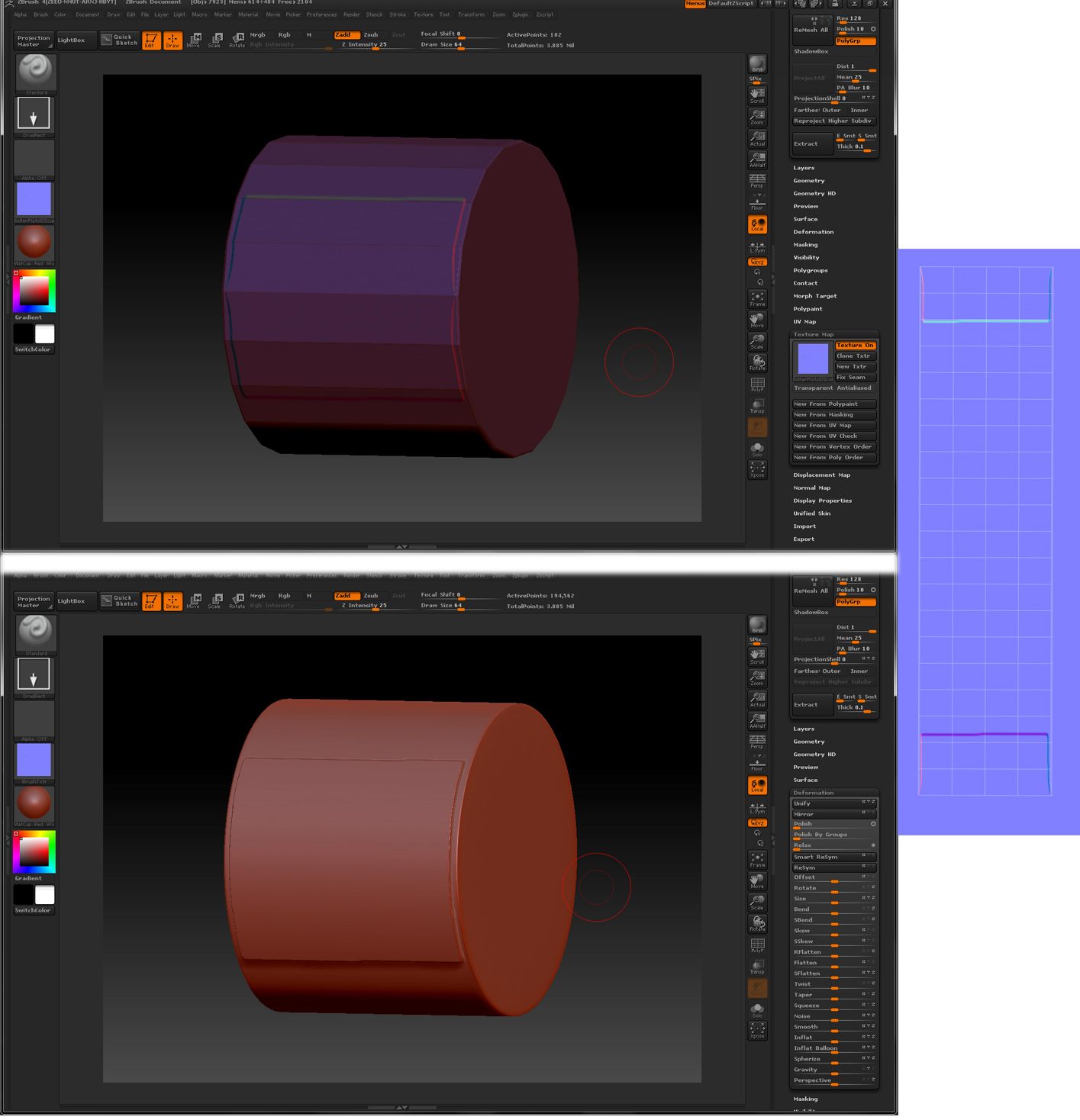 how to draw a normal map