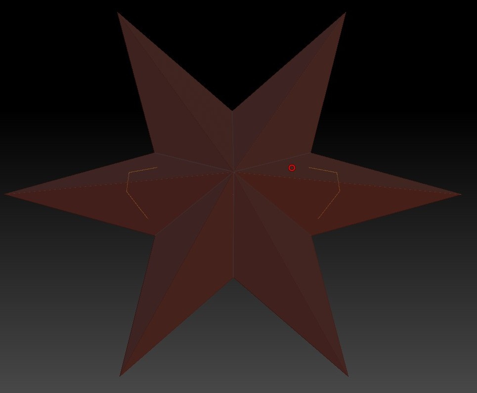 Topology and invisible symmetry pointer graphics ZB4 - ZBrushCentral