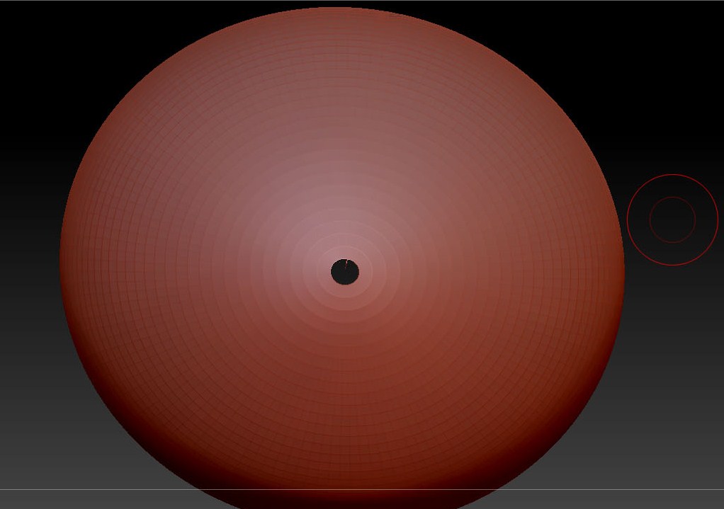 Polysphere develops holes after using transpose? - ZBrushCentral