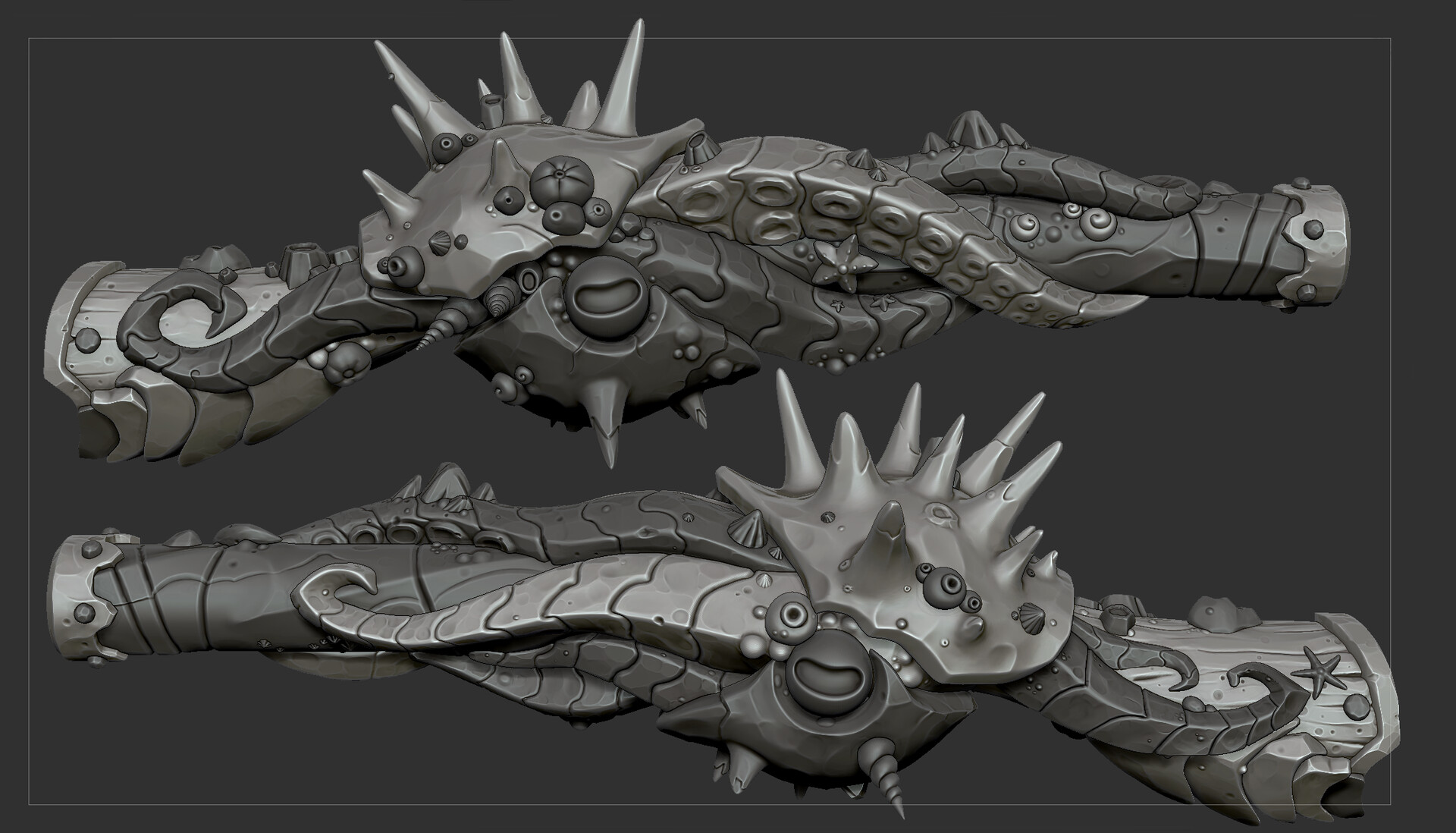 Weapons: Rifles (Fanart Wayfinder) - ZBrushCentral